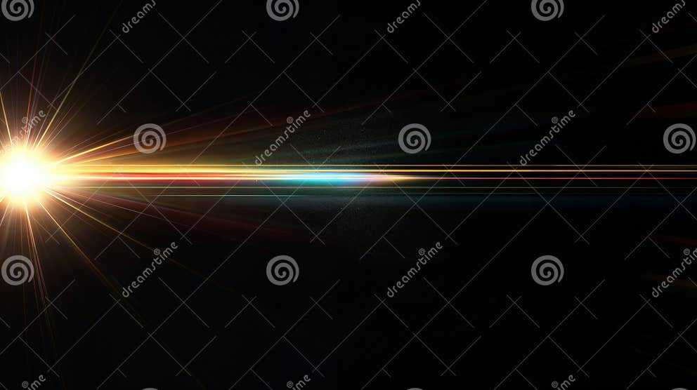 Light rays in dark space stock image. Image of space - 331988451