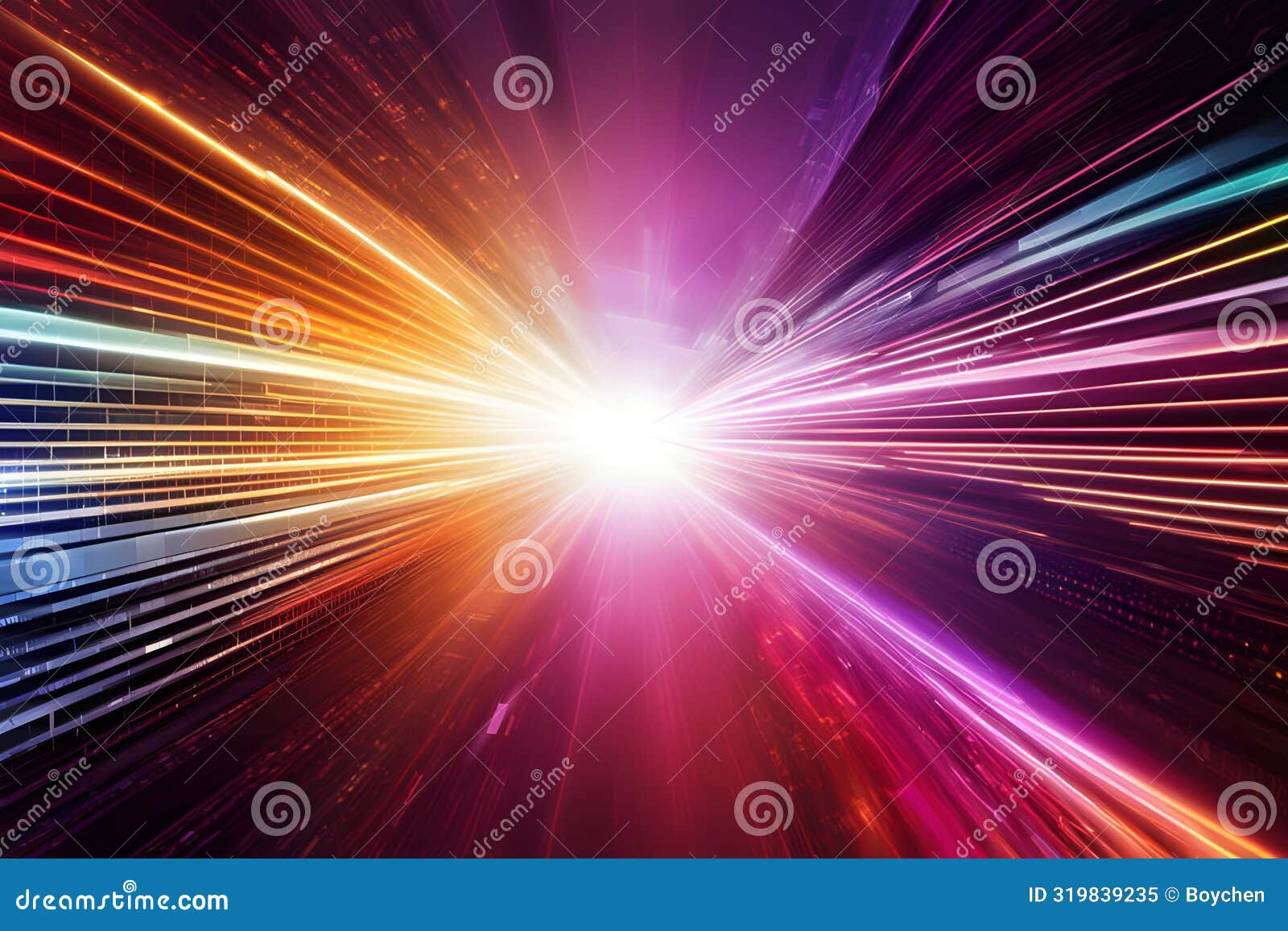 Light Rays and Data Streams - Futuristic Science and Energy Technology ...