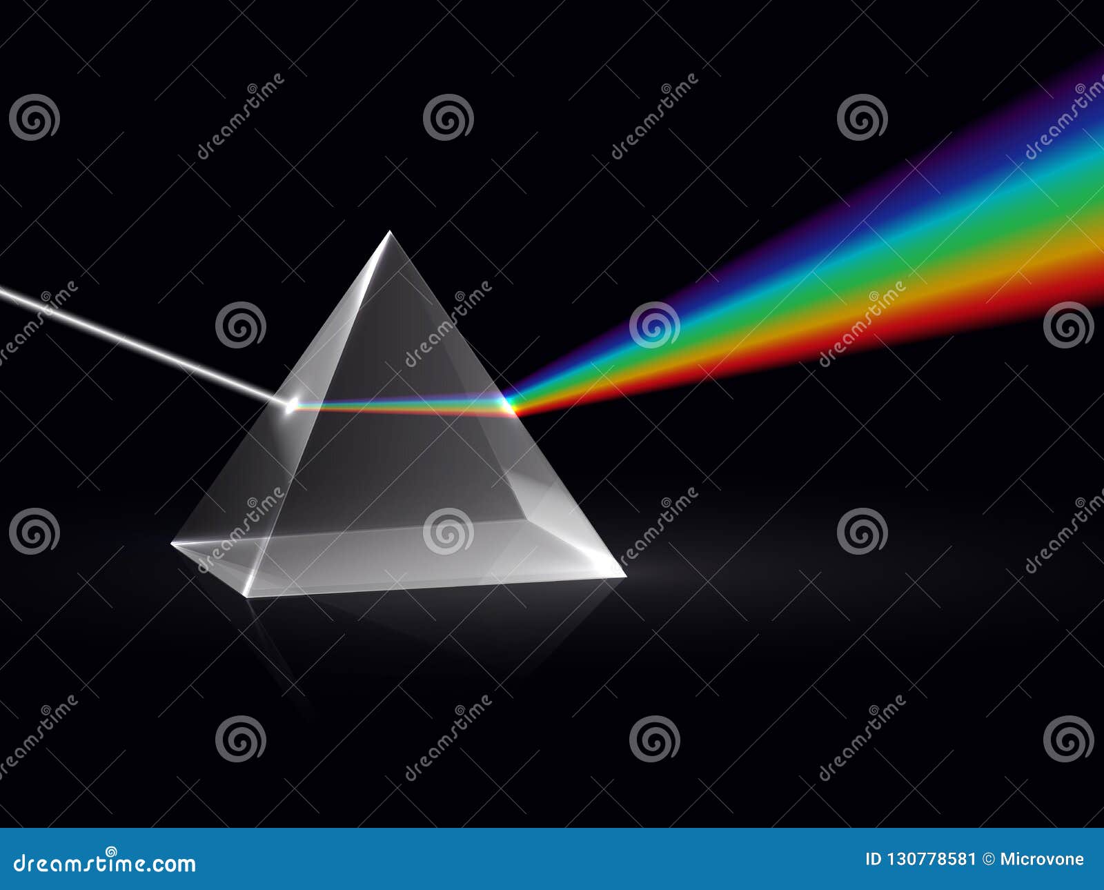 Light Rays in Prism. Ray Rainbow Spectrum Dispersion Optical Effect in ... Light Rays in Prism. Ray Rainbow Spectrum Dispersion Optical Effect in ...