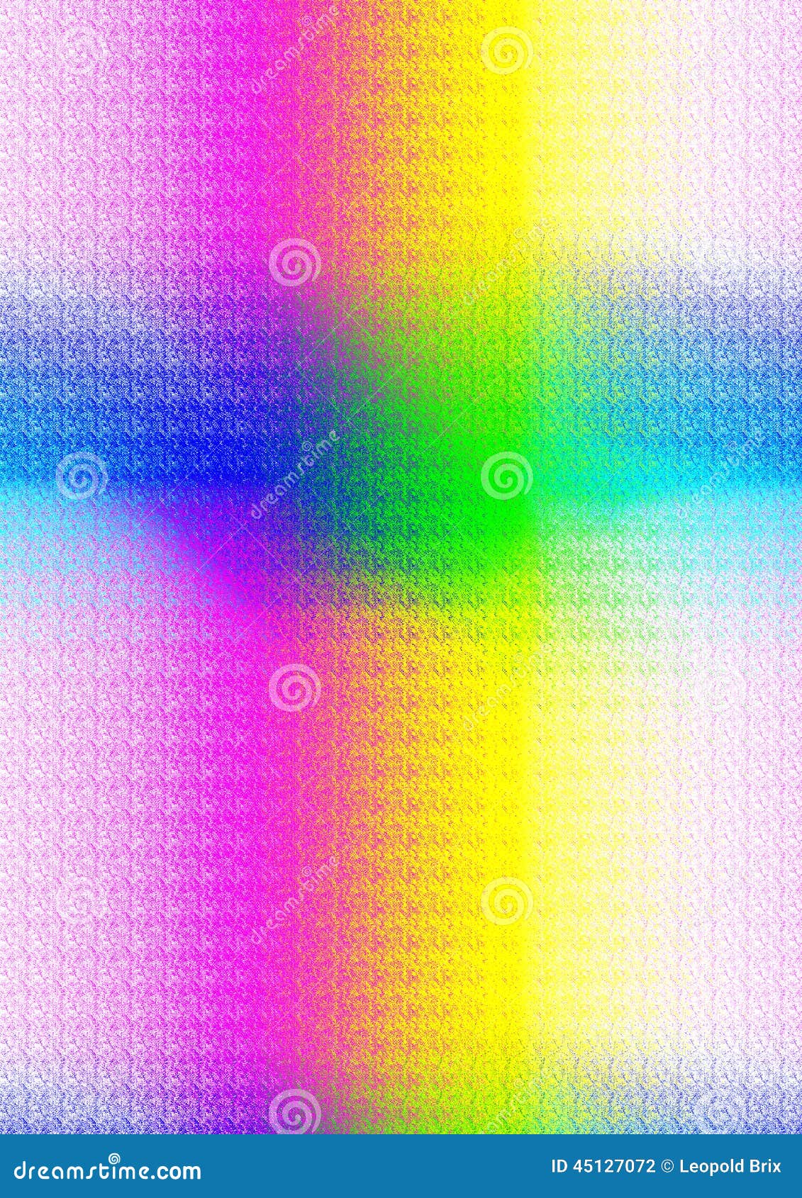 Light Rays in Spectral Colours Forming a Cross Stock Photo - Image of ...