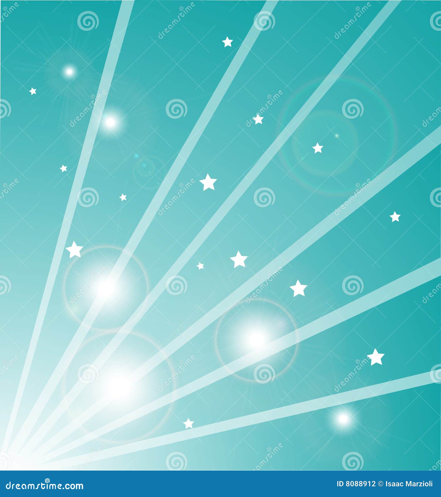 Light rays with stars stock vector. Illustration of light - 8088912