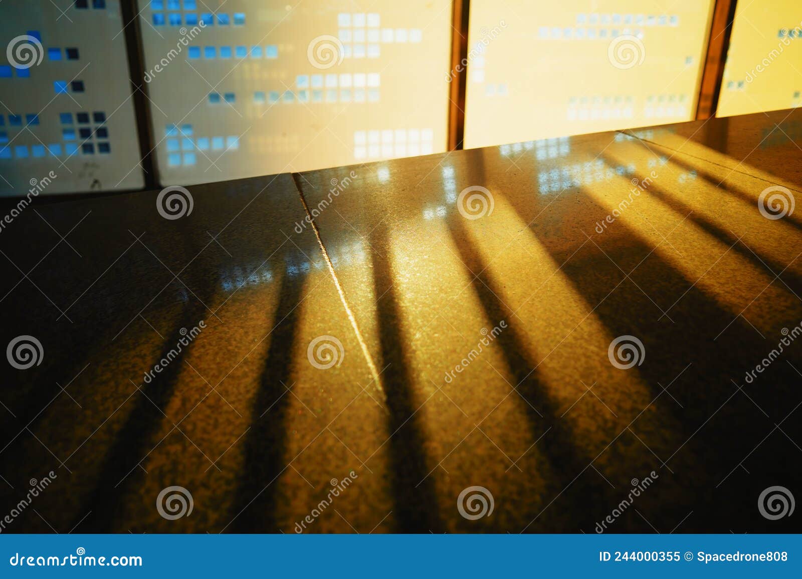 Light Rays on Street Handle Background Stock Image - Image of light ...
