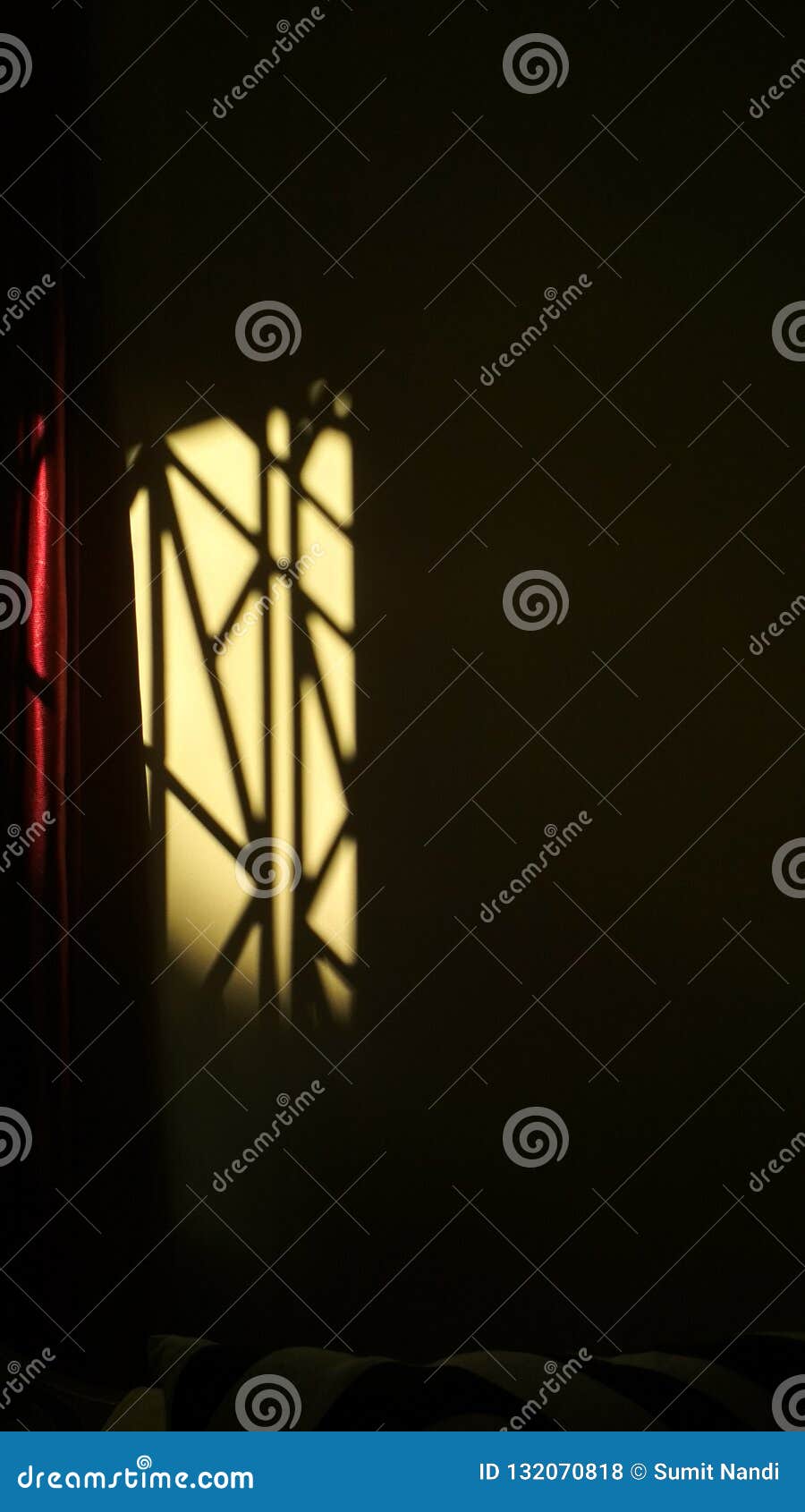 Light rays stock photo. Image of light, wall, touching - 132070818