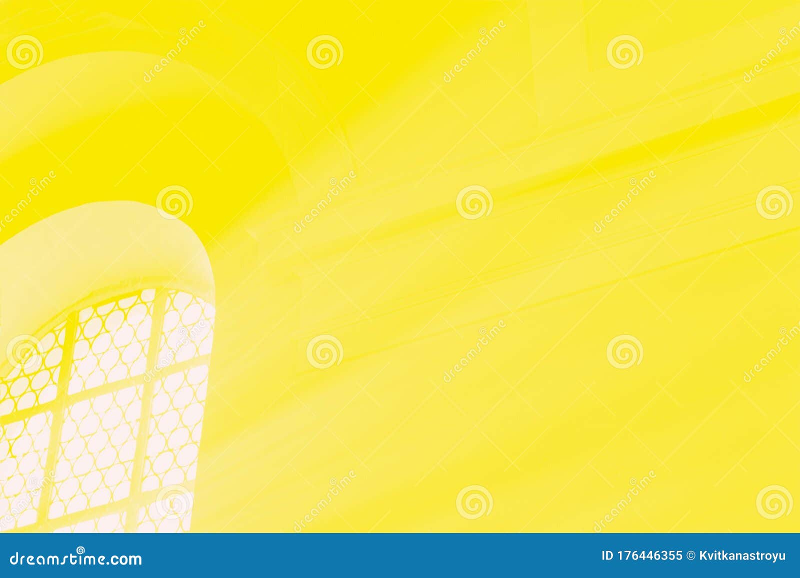 Light Rays through the Window. Yellow Toned Photo Stock Image - Image ...