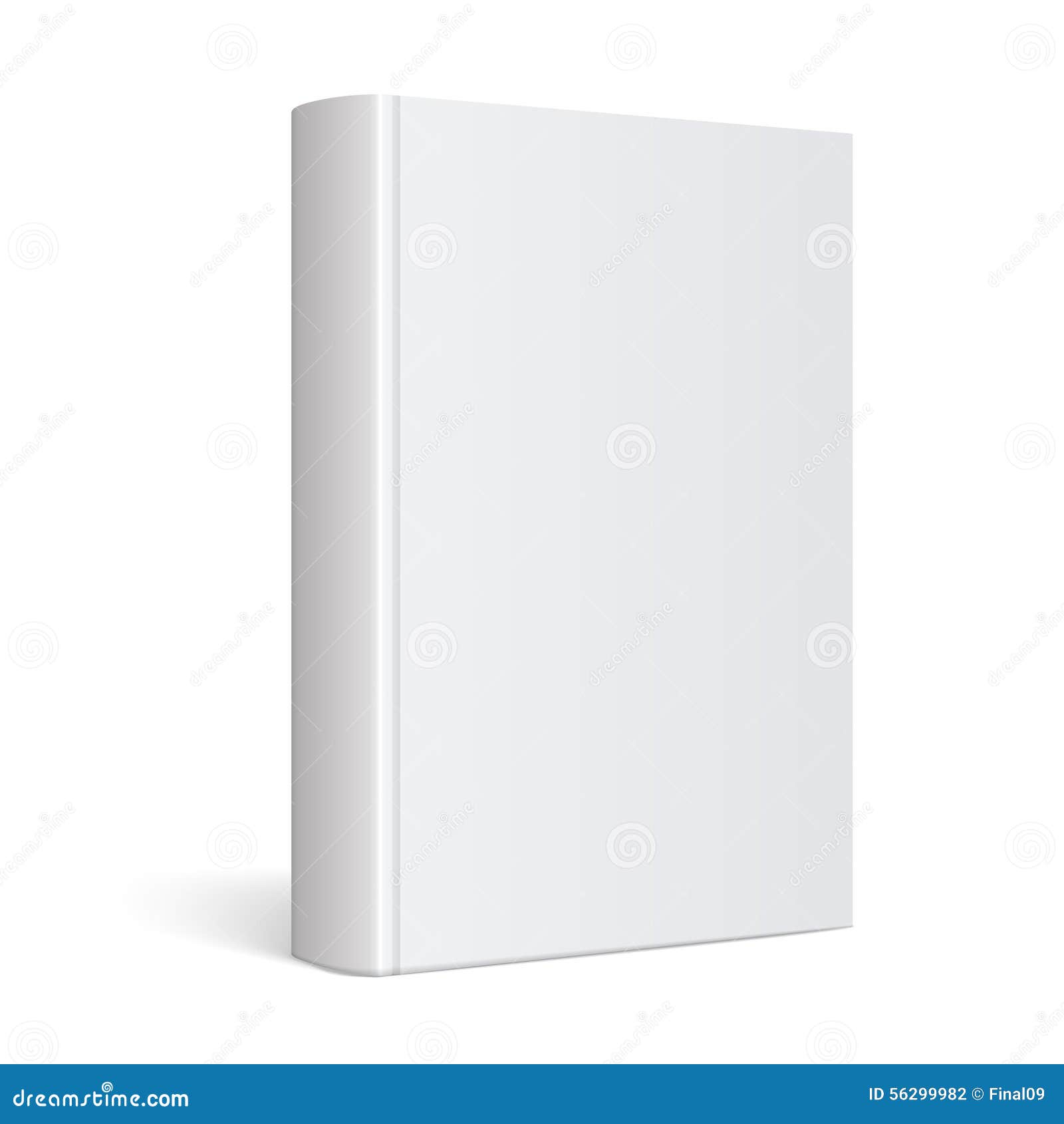 Light Realistic Blank Book Cover Stock Vector - Illustration of empty ...