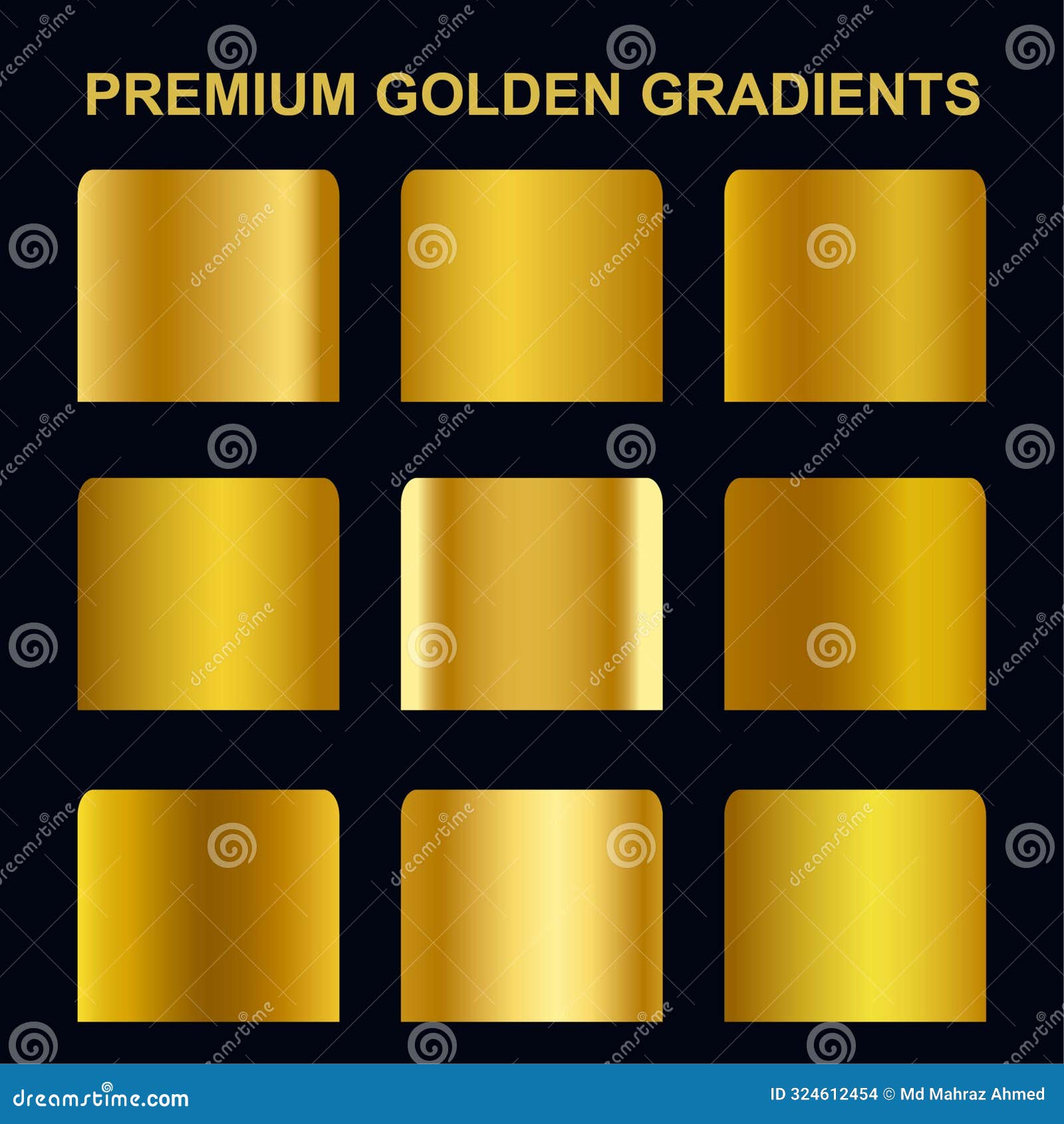 Gold Gradient Smooth Texture. Empty Golden Metal Background. Stock ... Gold Gradient Smooth Texture. Empty Golden Metal Background. Stock ...