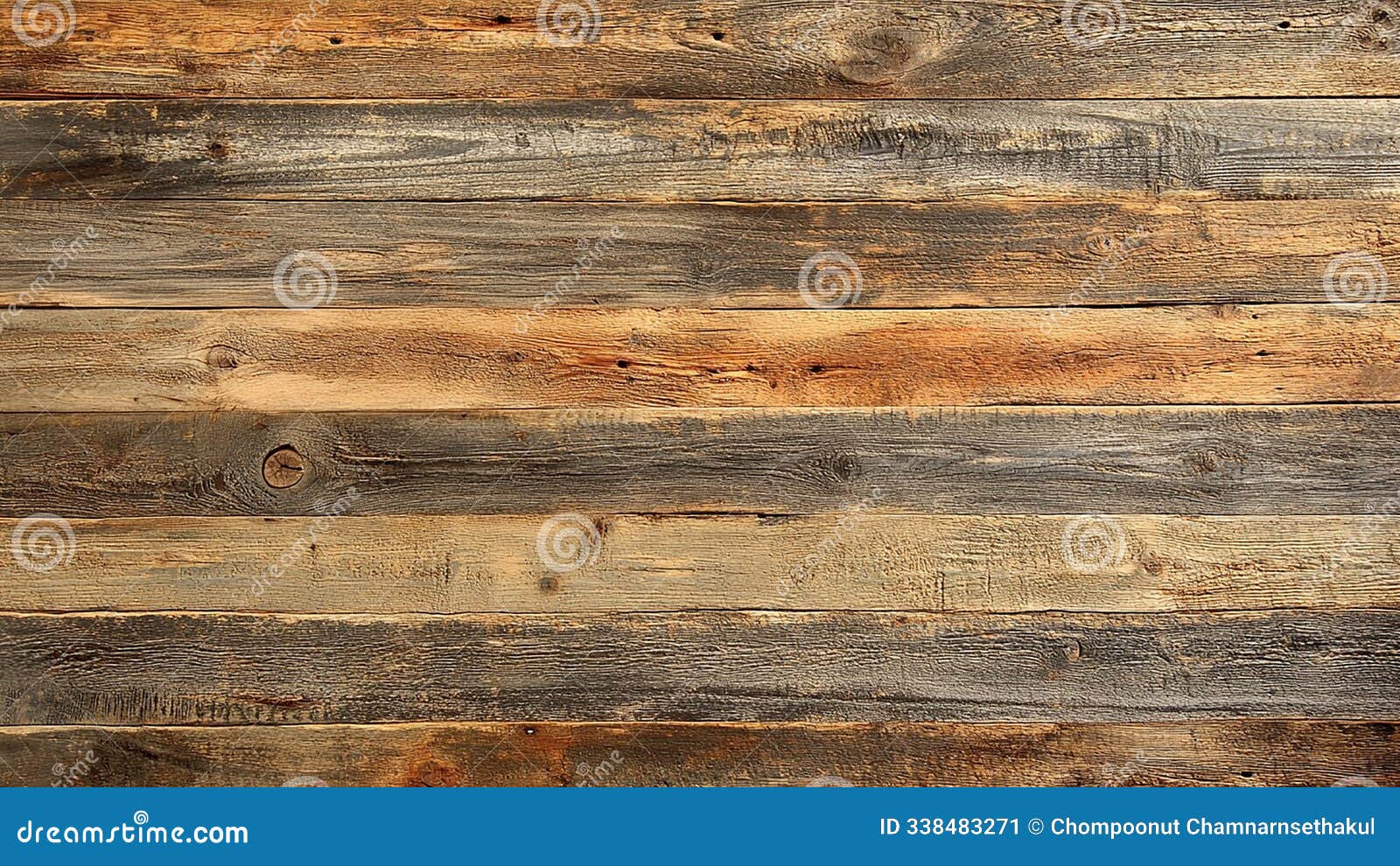 Light Reclaimed Wood with a Rough Surface and Varied Grain Patterns ...