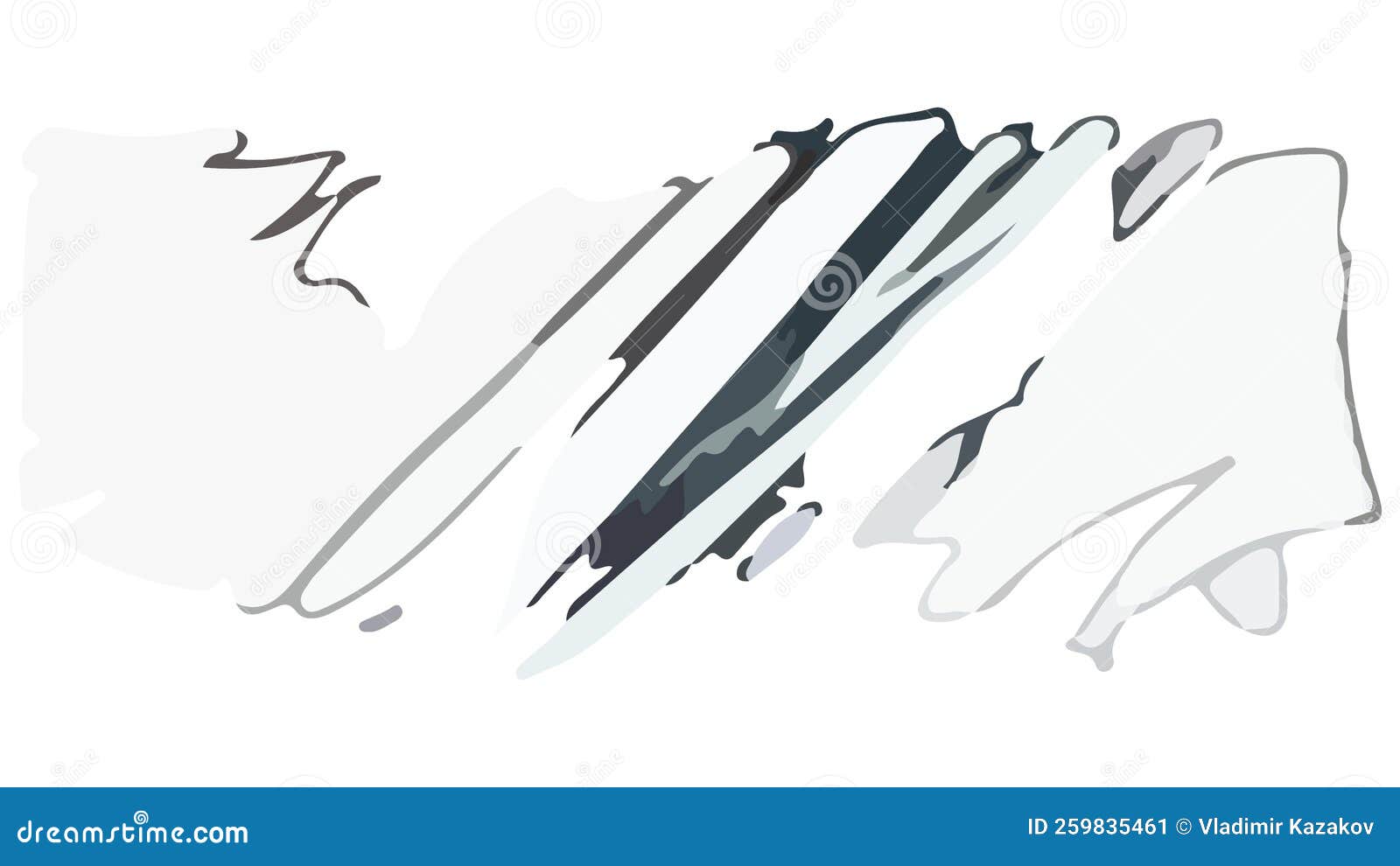 Light Rectangular Shape with Diagonal Brush Strokes in Grunge Style ...