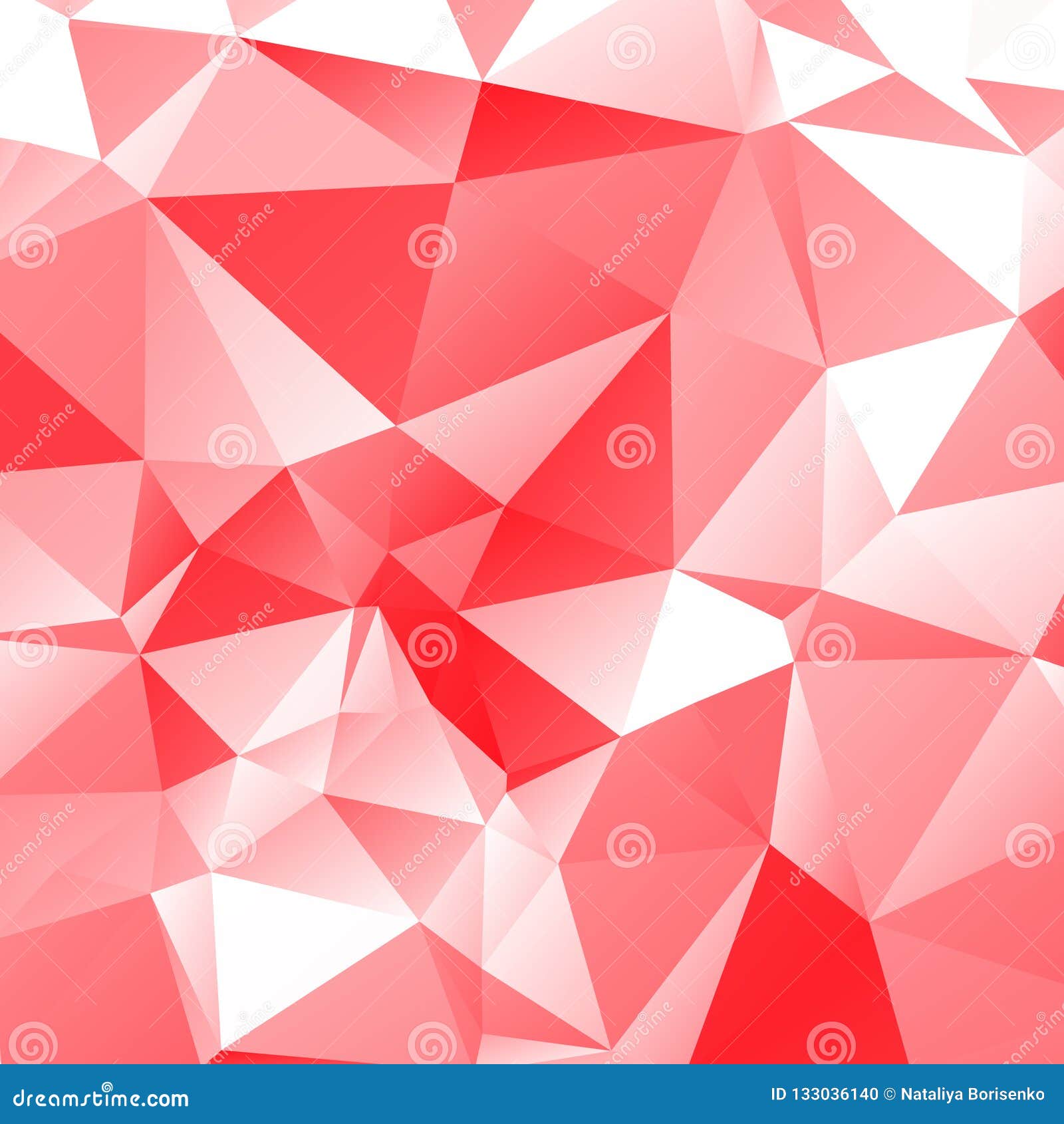 Light Red Polygonal Illustration Consist of Triangles. Triangular ...