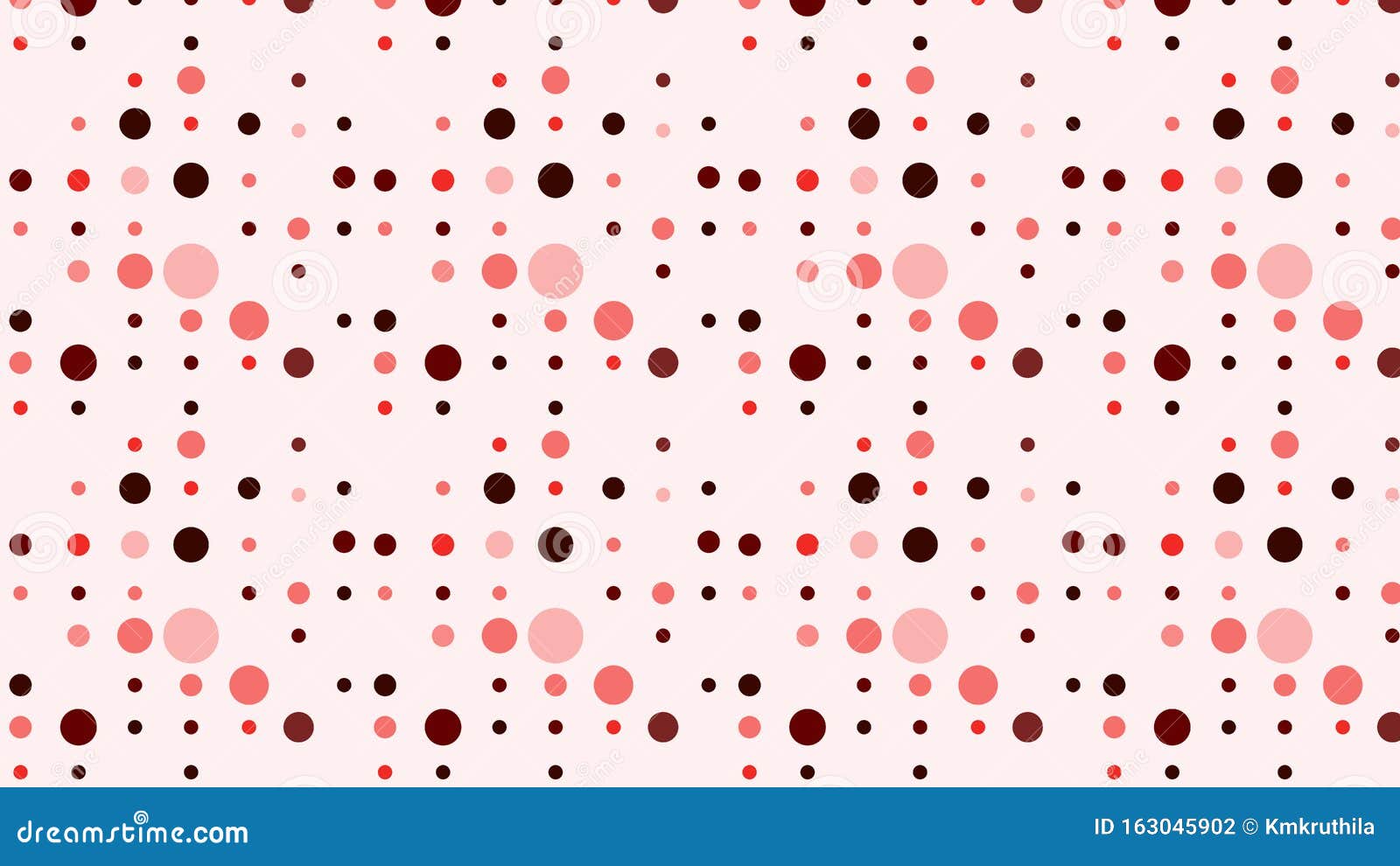 Light Red Random Circles Dots Pattern Stock Vector - Illustration of ...
