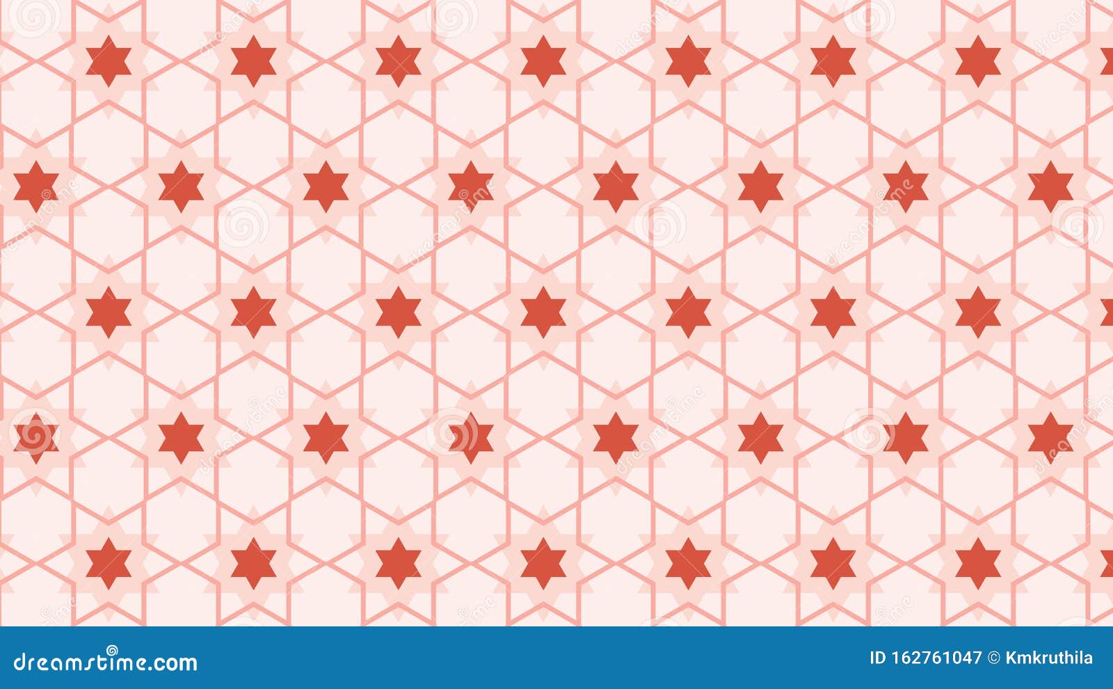 Light Red Star Pattern Vector Stock Vector - Illustration of polygon ...