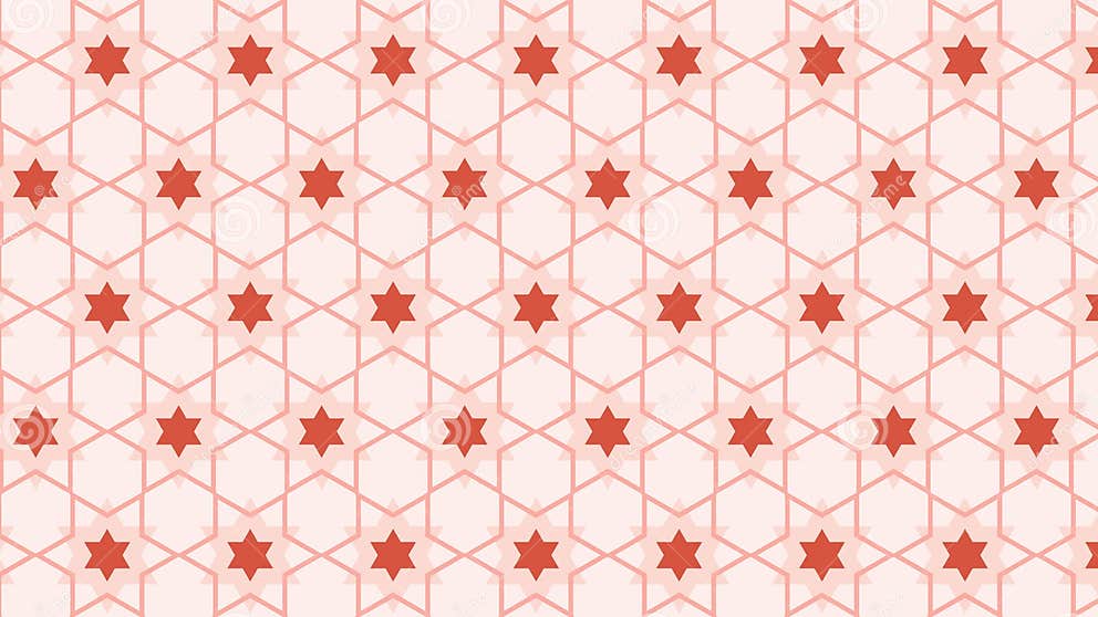 Light Red Star Pattern Vector Stock Vector - Illustration of polygon ...