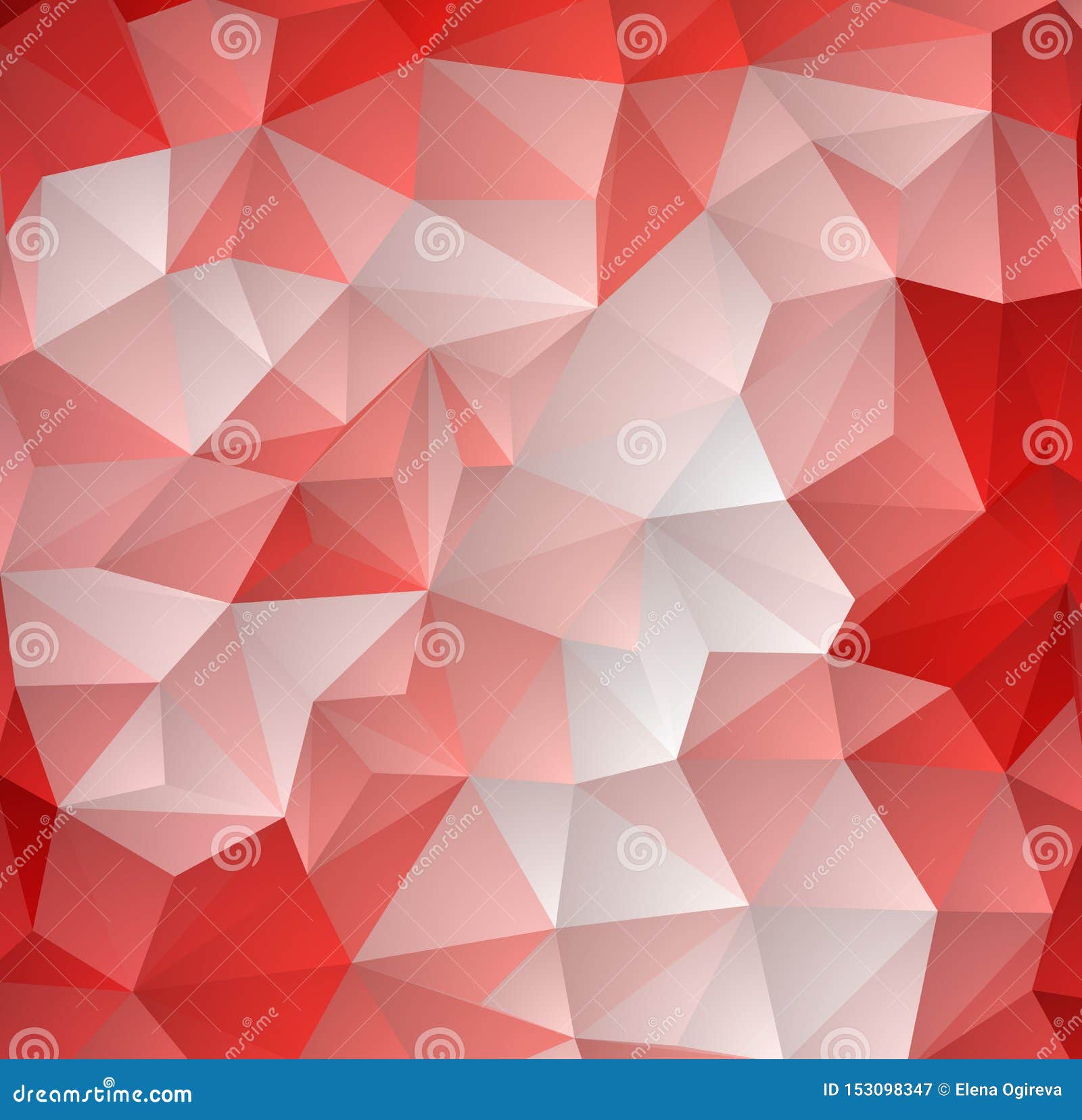 Light Red Vector Low Poly Crystal Background. Polygon Design Pattern ...