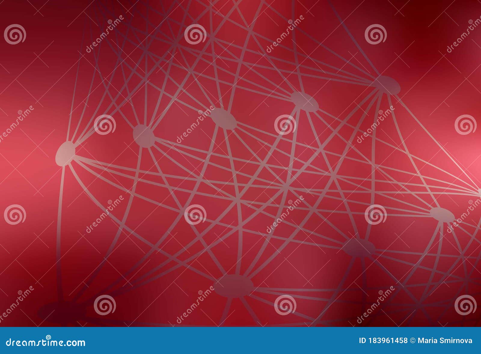 Light Red Vector Texture with Artificial Intelligence Concept Stock ...