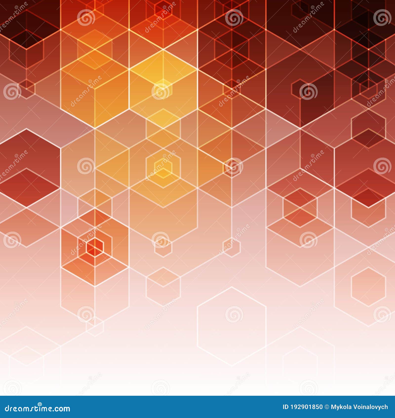 Light Red Vector Texture with Colorful Hexagons. Design in Abstract ...