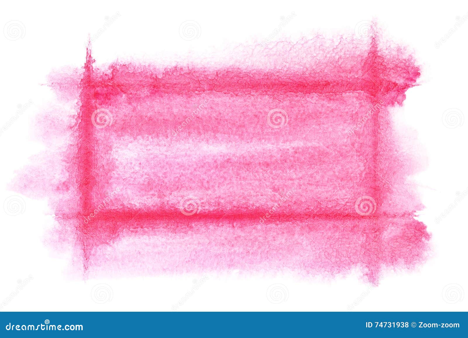 Light red watercolor frame stock illustration. Illustration of pattern ...