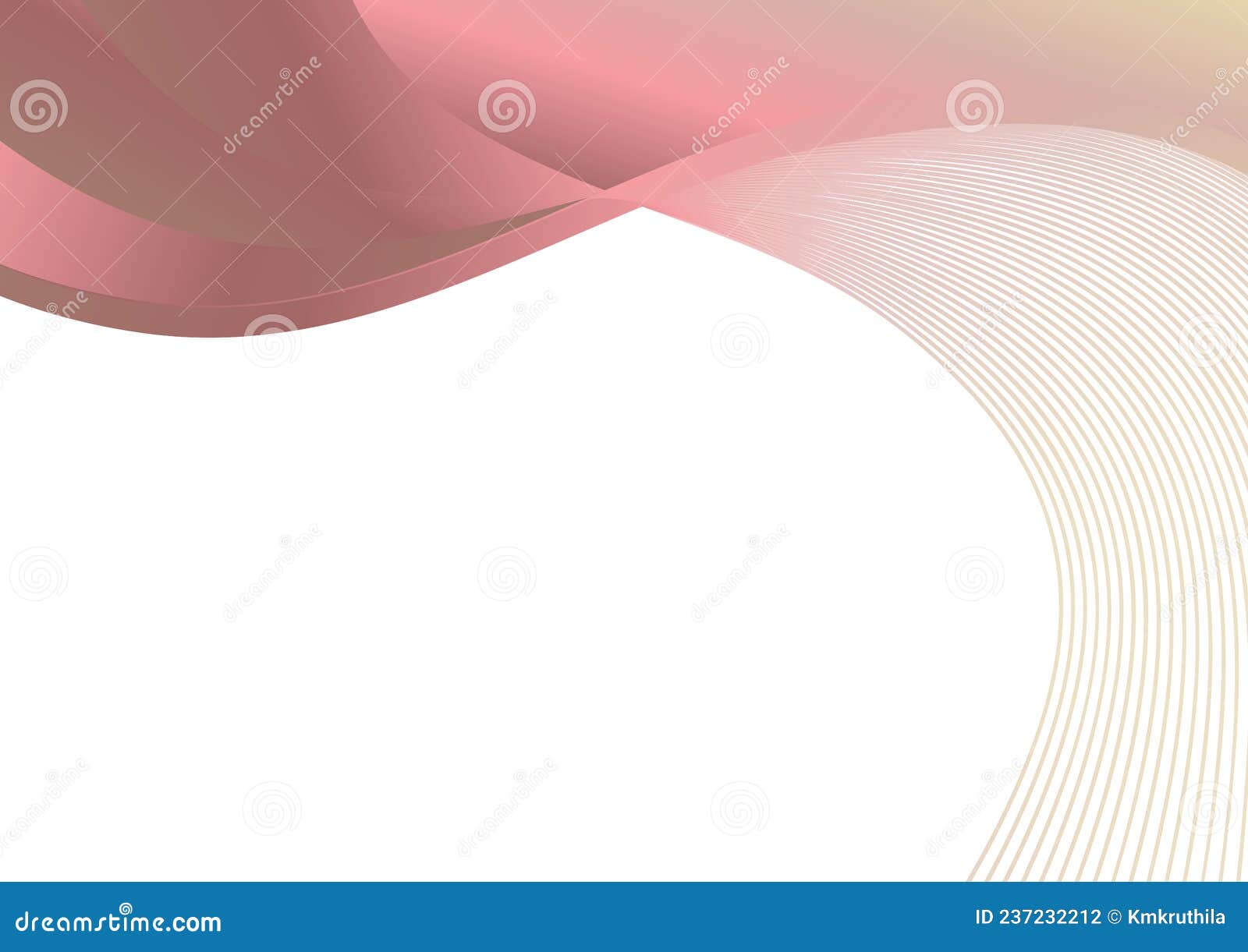 Light Red Wavy Background Template with Space for Your Text Vector Art ...