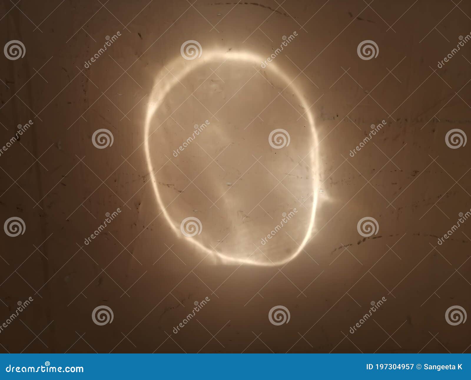 Light Reflection- an Image of Light Reflection on Wall Stock Image ...