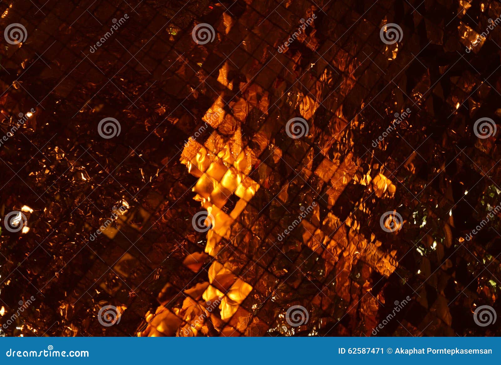 Light Reflection on Stain Glass Wall Stock Image - Image of reflection ...