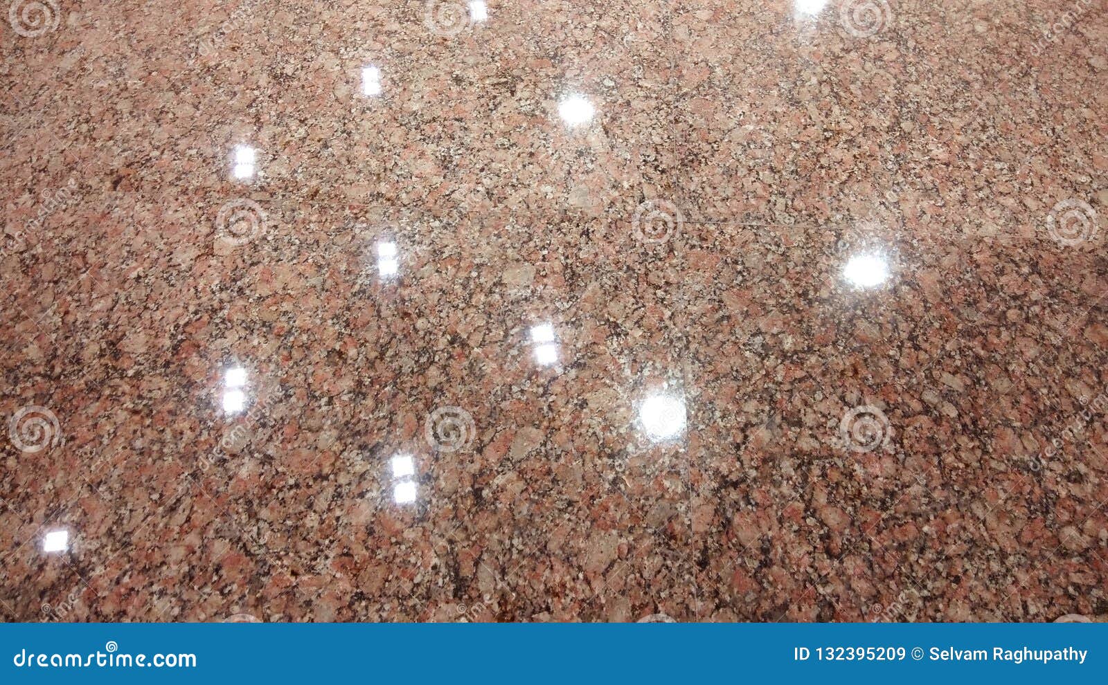 Light Reflections on the Granite Floor. Stock Image - Image of ...