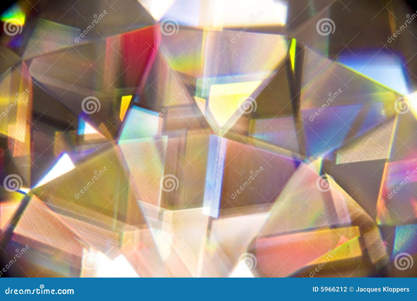 Light Refractions through Crystal Stock Photo - Image of diamond ...