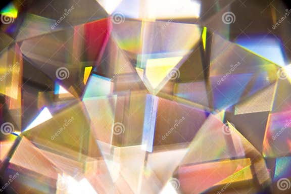 Light Refractions through Crystal Stock Photo - Image of diamond ...