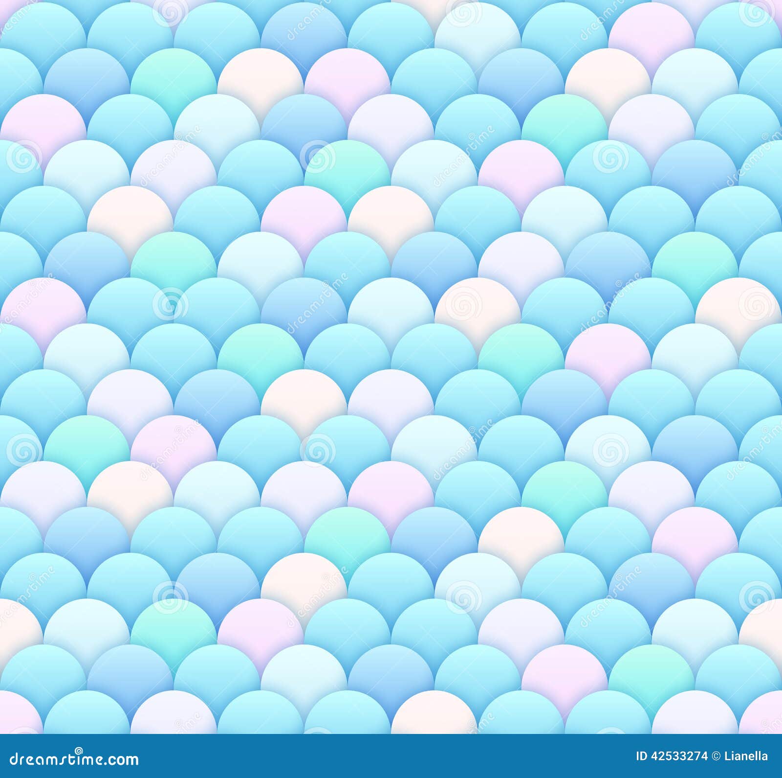 Light Scale Seamless Pattern Stock Vector - Illustration of round ...