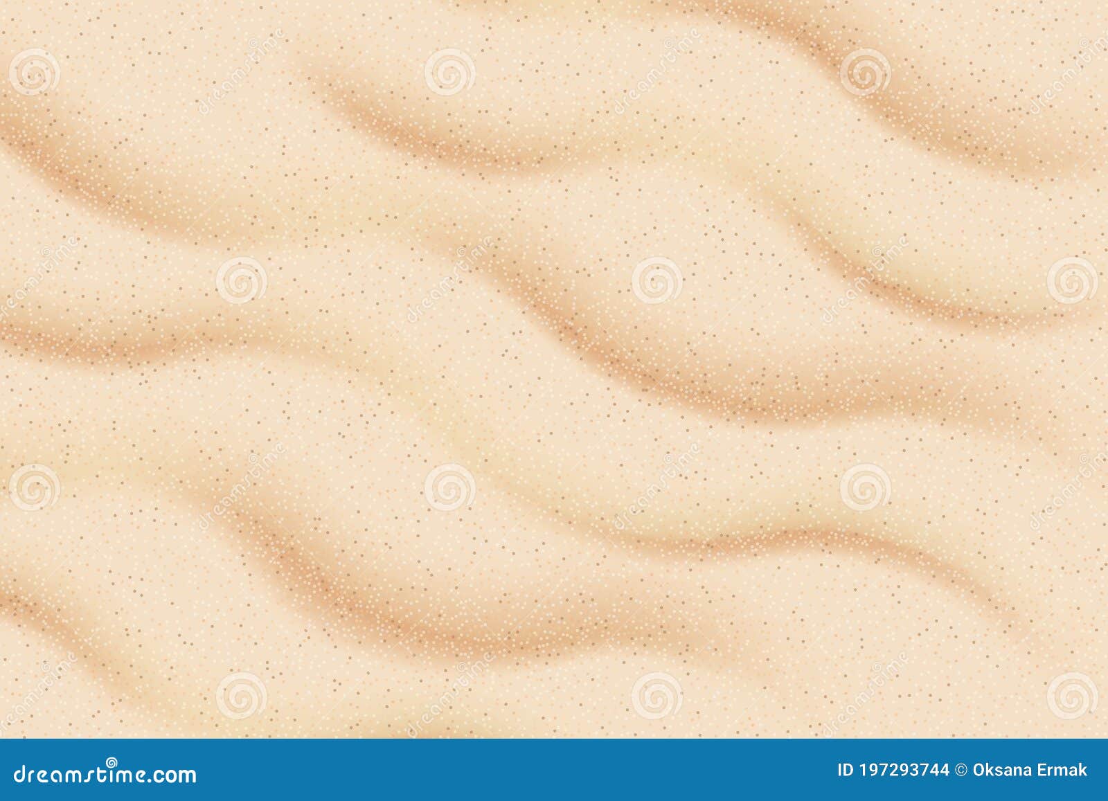 Light Sea Sand Texture Pattern, Sandy Beach Background Stock Vector ...