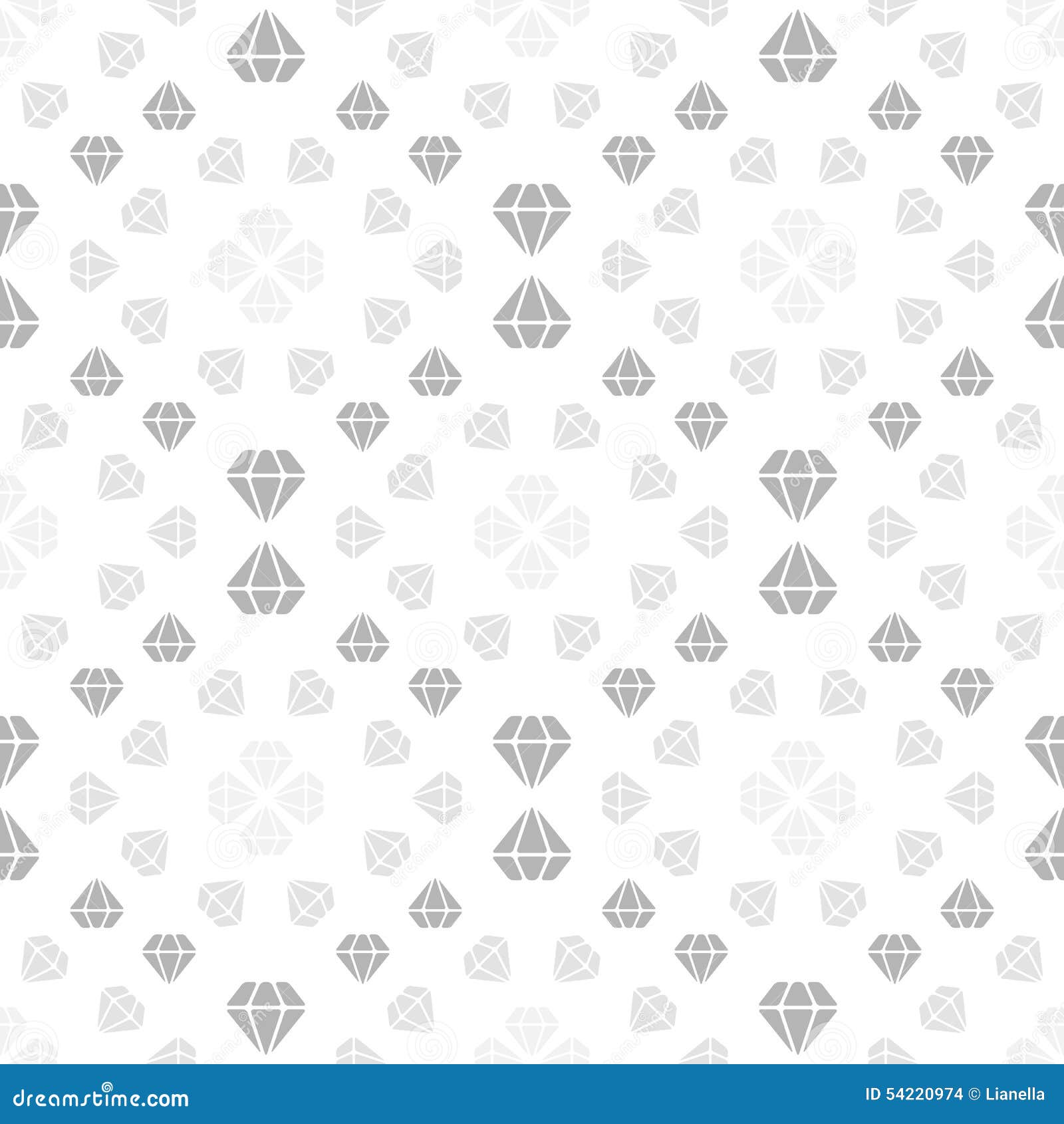 Light Seamless Pattern with Diamonds Stock Vector - Illustration of ...