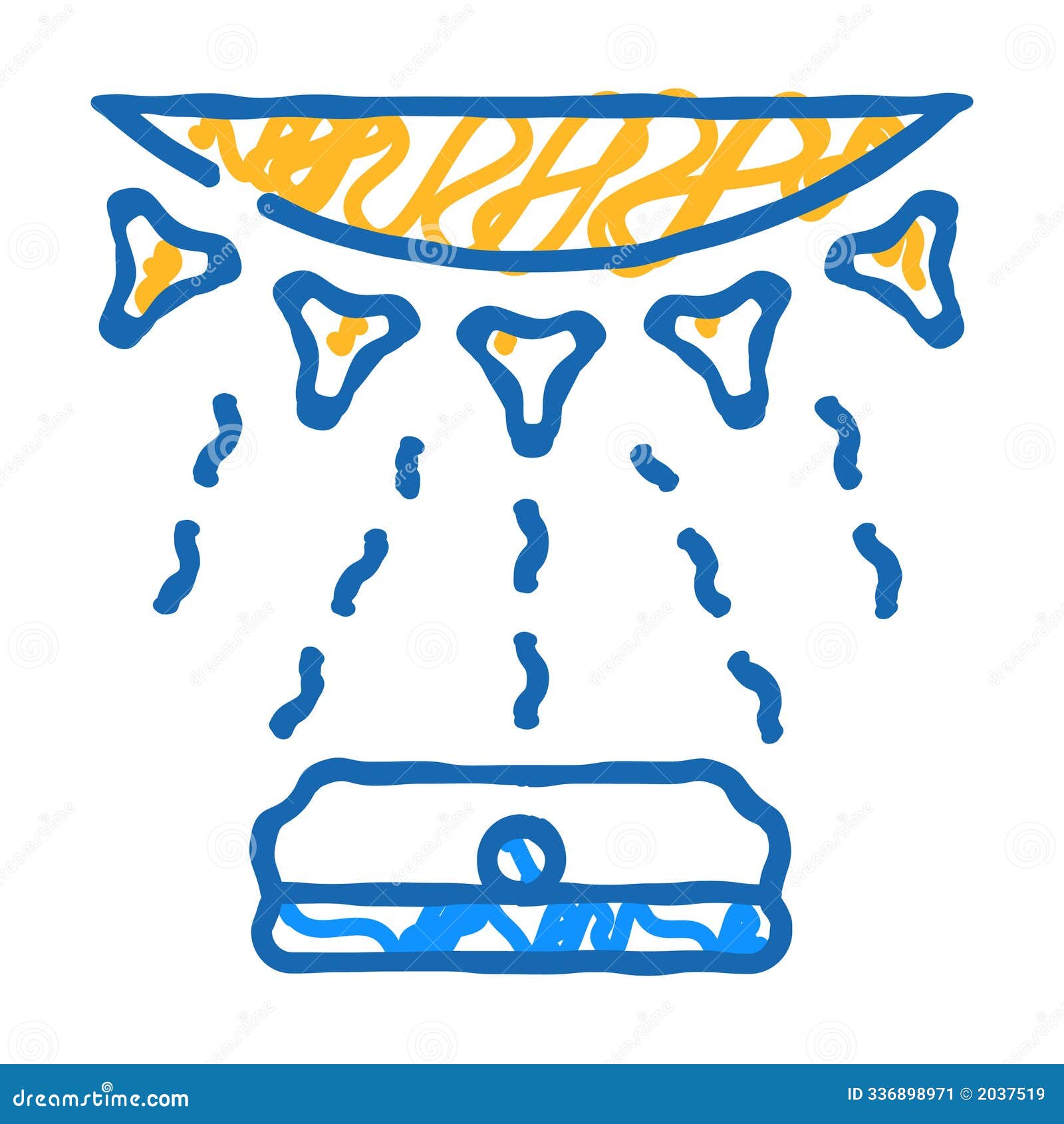 Light Sensor Icon Doodle Illustration Stock Illustration - Illustration ...