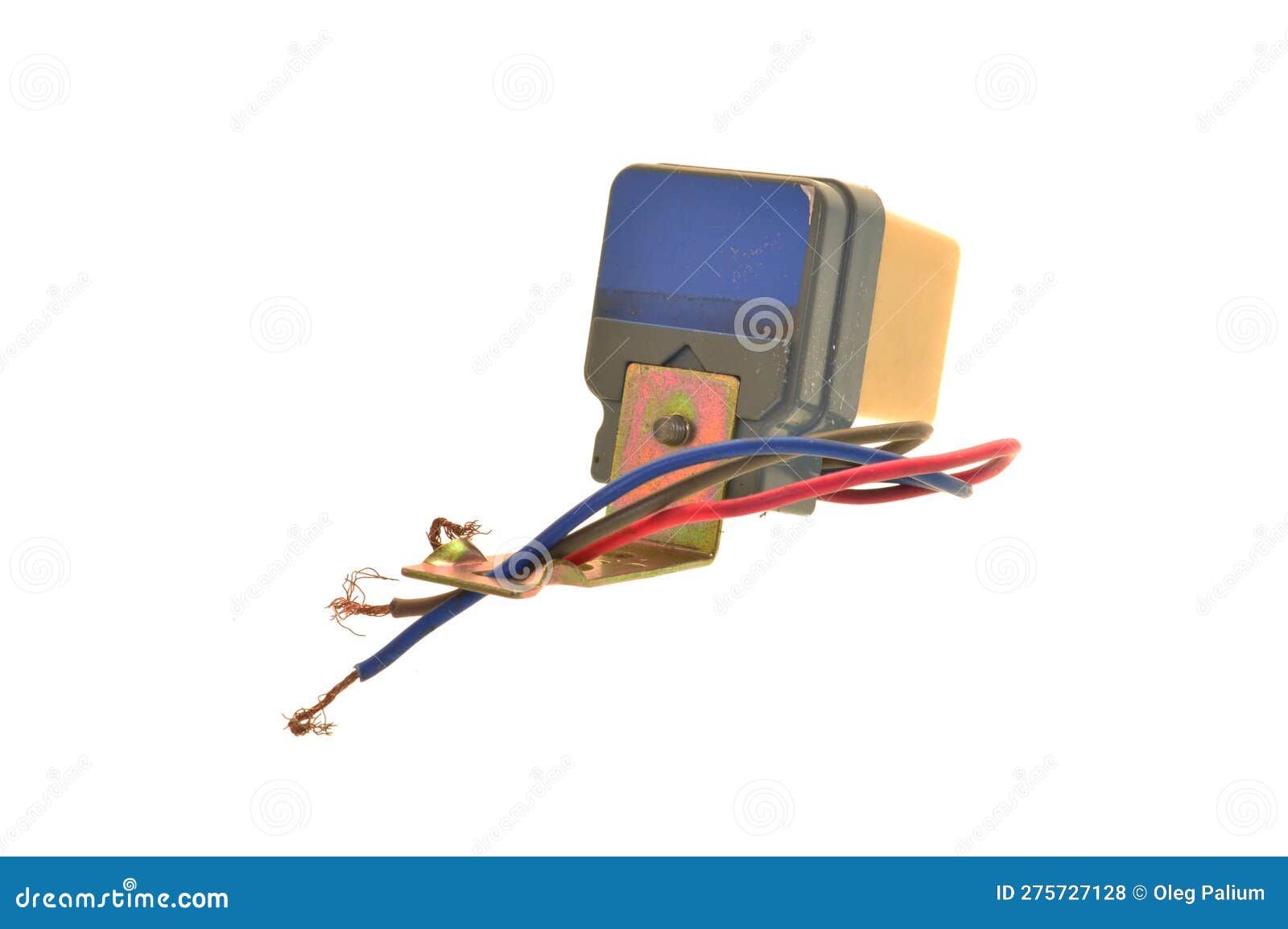 Light Sensor Isolated on White Background Stock Photo - Image of sensor ...