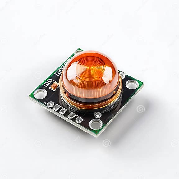 Light Sensor (LDR) Isolated on a White Background Stock Illustration ...