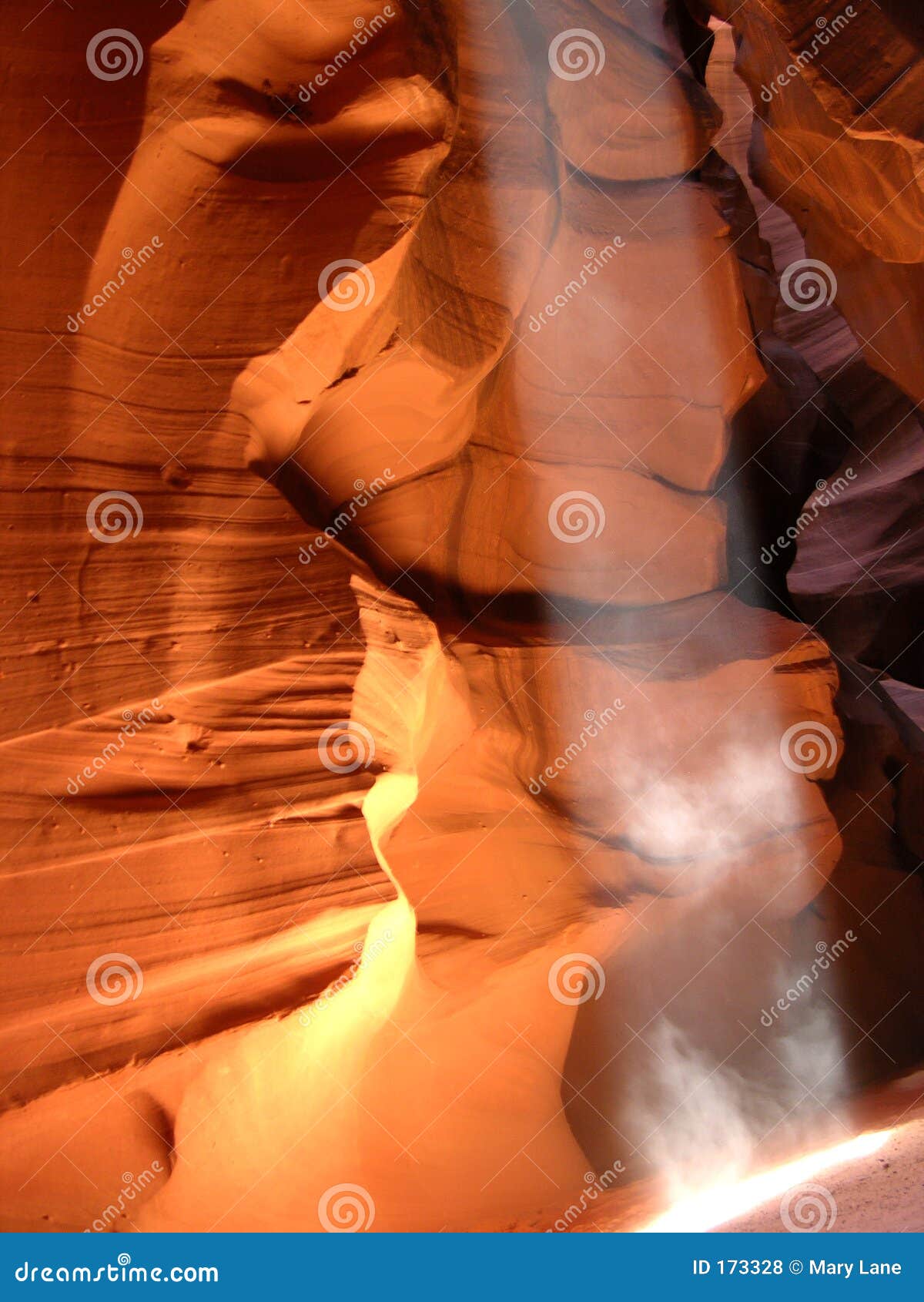 Light and Shadow in Antelope Canyon Stock Photo - Image of desert ...