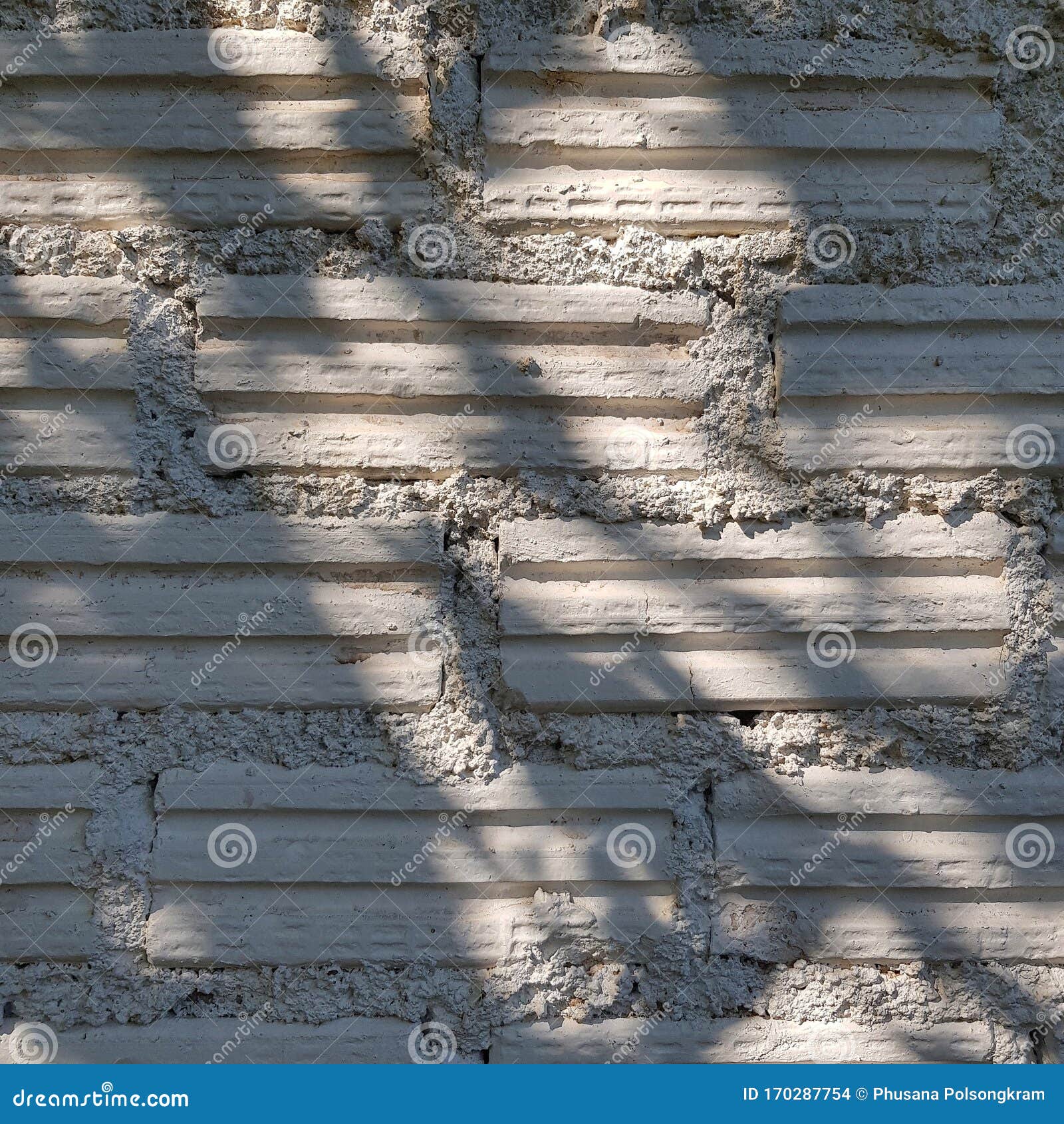 Light and Shadow on Brick Wall Stock Photo - Image of texture, brick ...