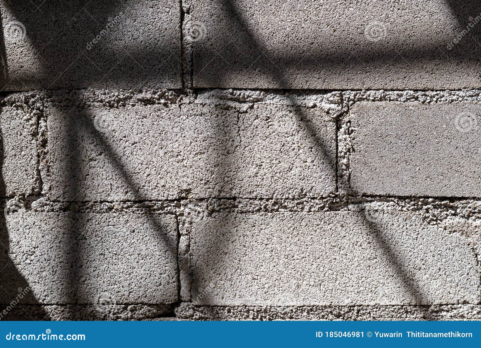 Light and Shadow on the Brick Wall. Stock Image - Image of home, design ...