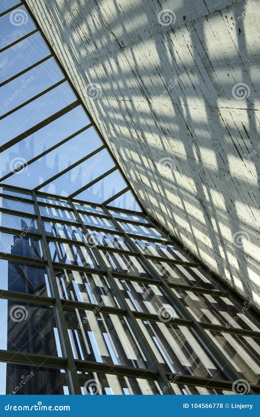 Light and Shadow on the Building Stock Photo - Image of interior ...