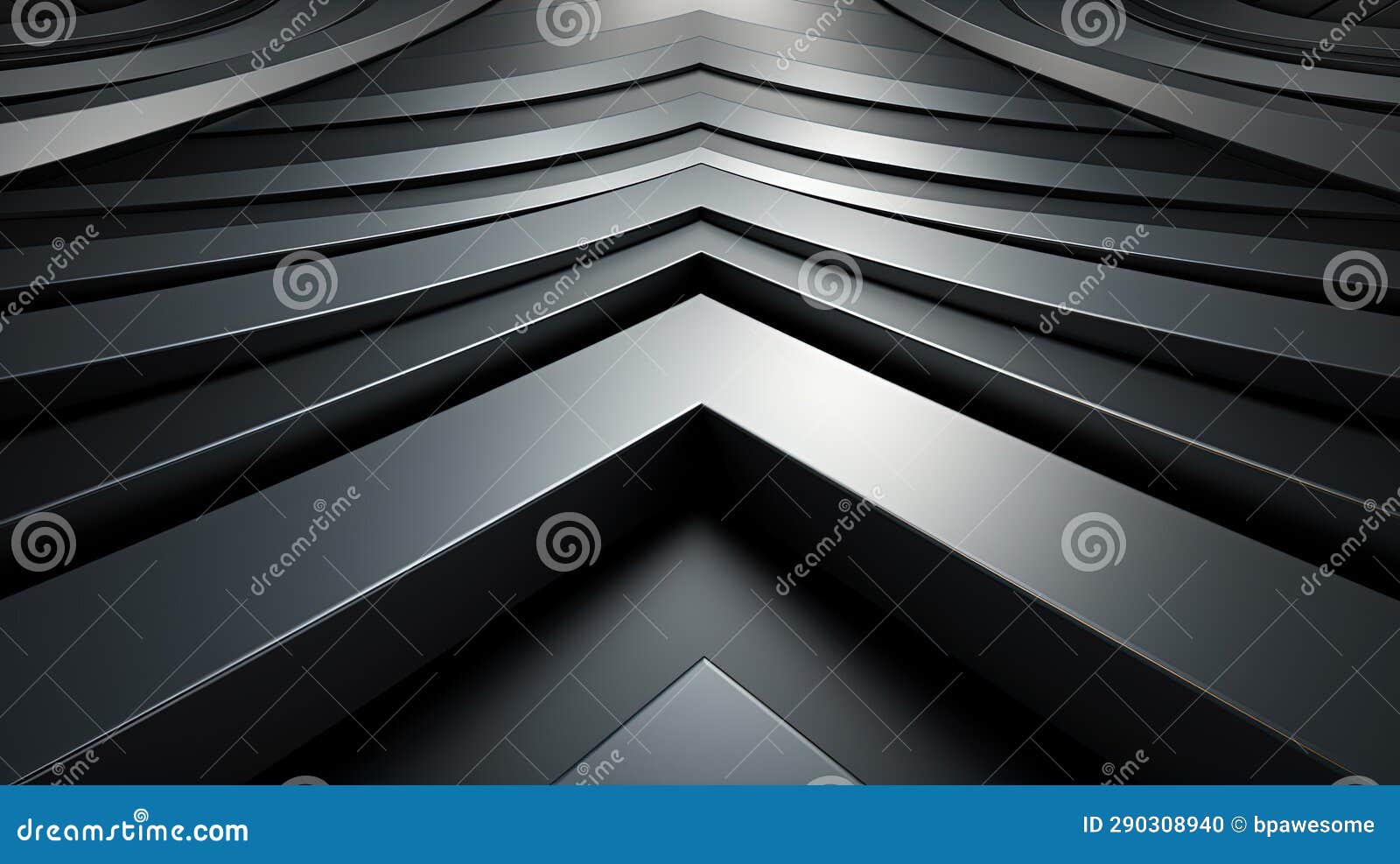 Light and Shadow Dance, Stylish Abstract Geometric Structure with ...