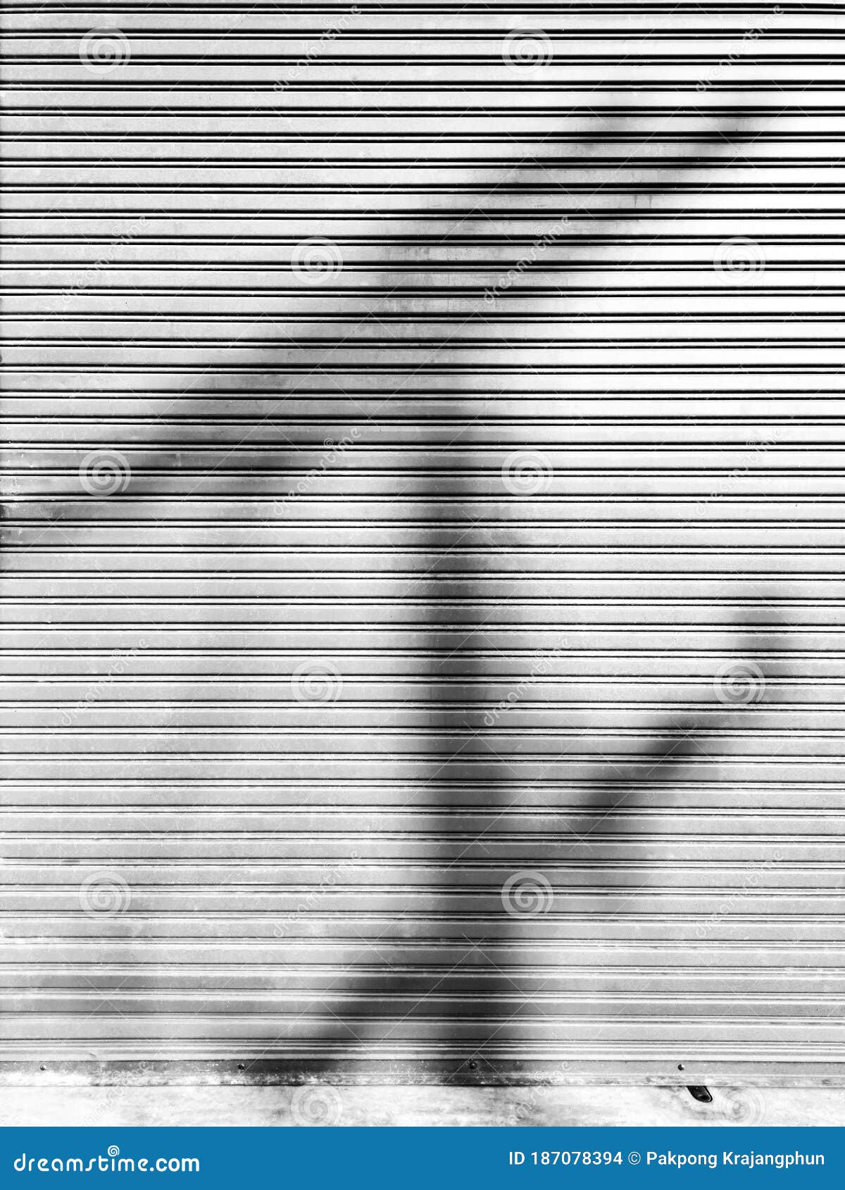 Light and Shadow of the Electricity Poles. Stock Photo - Image of ...