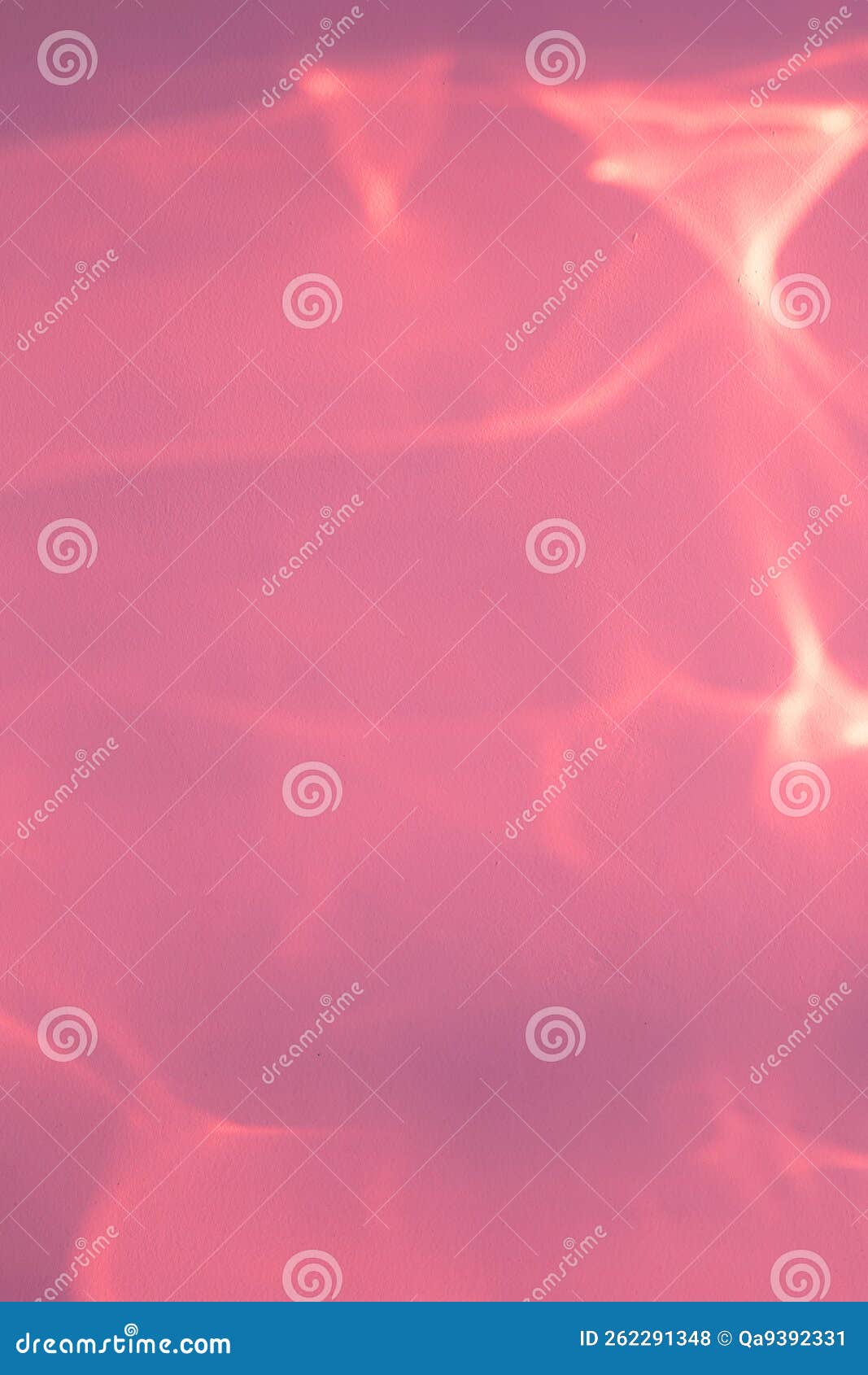 Light Shadow Overlay Background. Underwater Effect Image Mockup, Pink ...