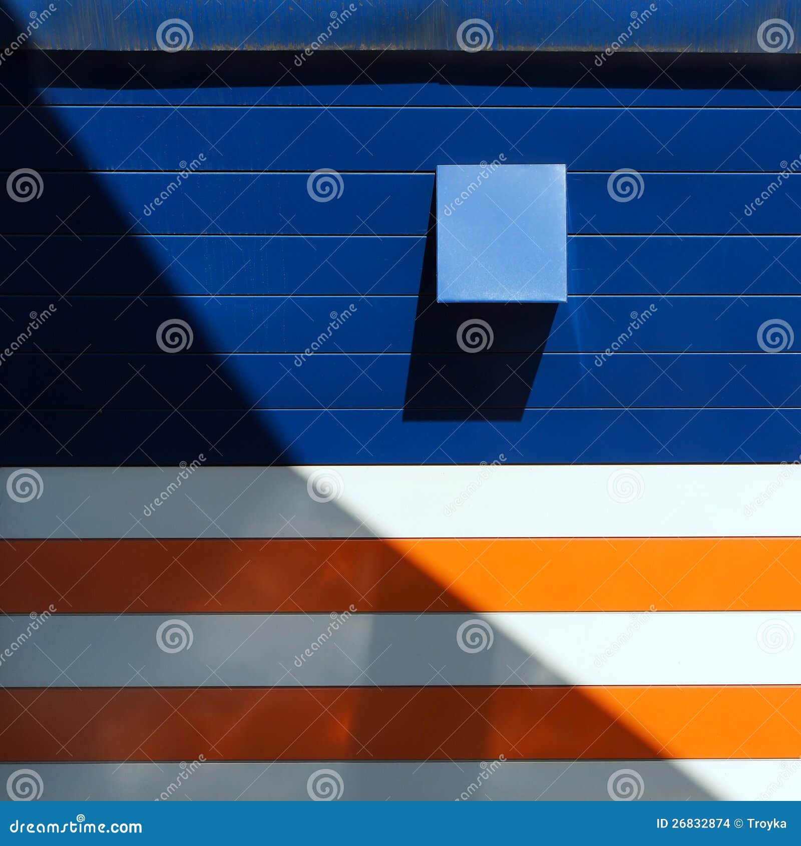 Light and Shadows on Color Wall. Stock Photo - Image of decor ...