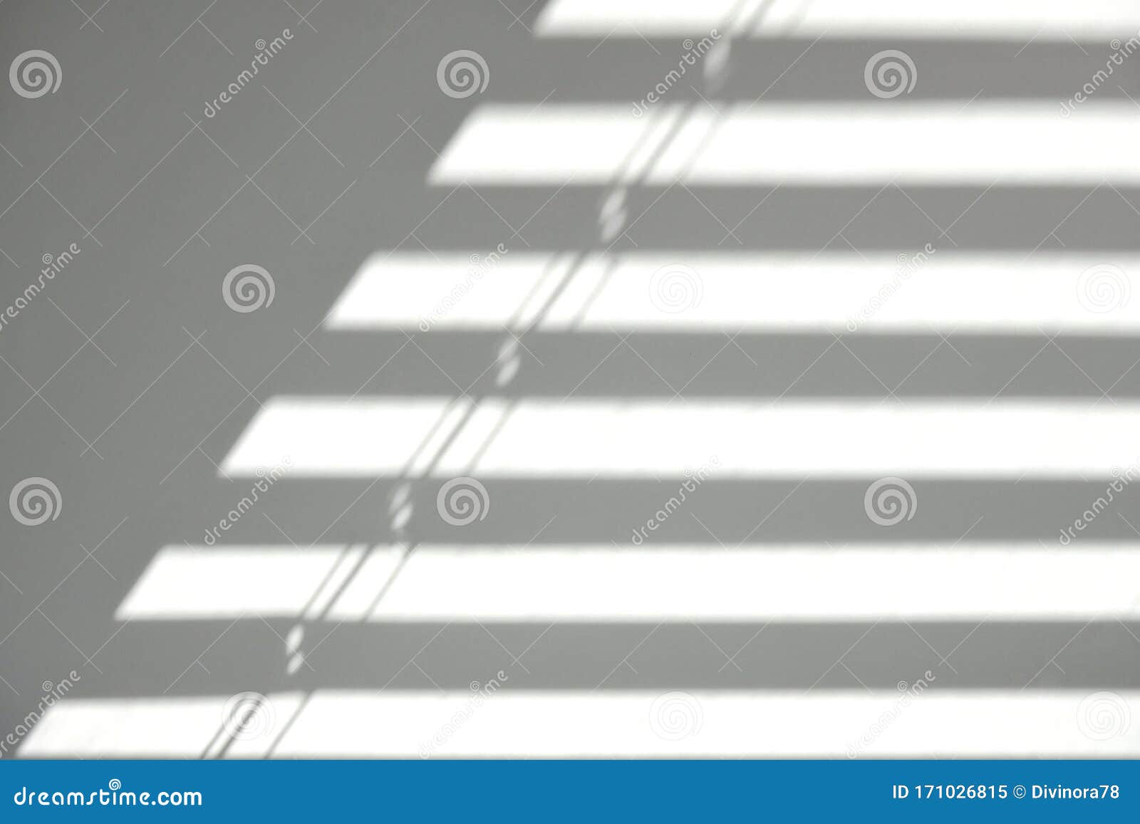 Light and Shadows on a Light Wall through the Window Blinds. Stock ...