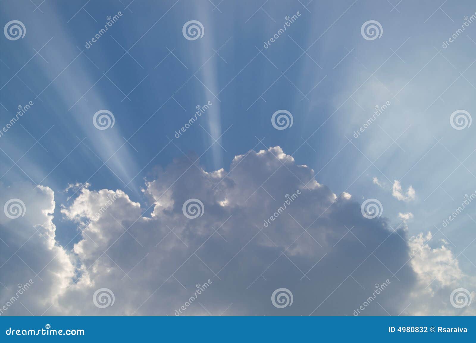 Light shafts stock photo. Image of shaft, cloud, light - 4980832