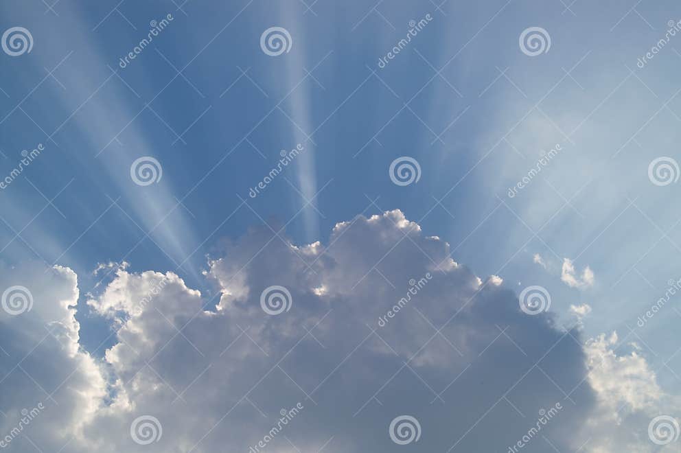 Light shafts stock photo. Image of shaft, cloud, light - 4980832