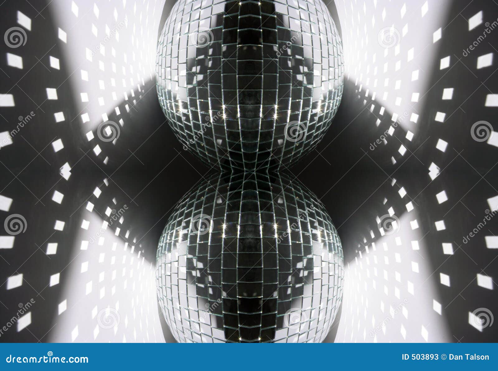 Light Shapes from Glitterball Pattern Stock Image - Image of shine ...