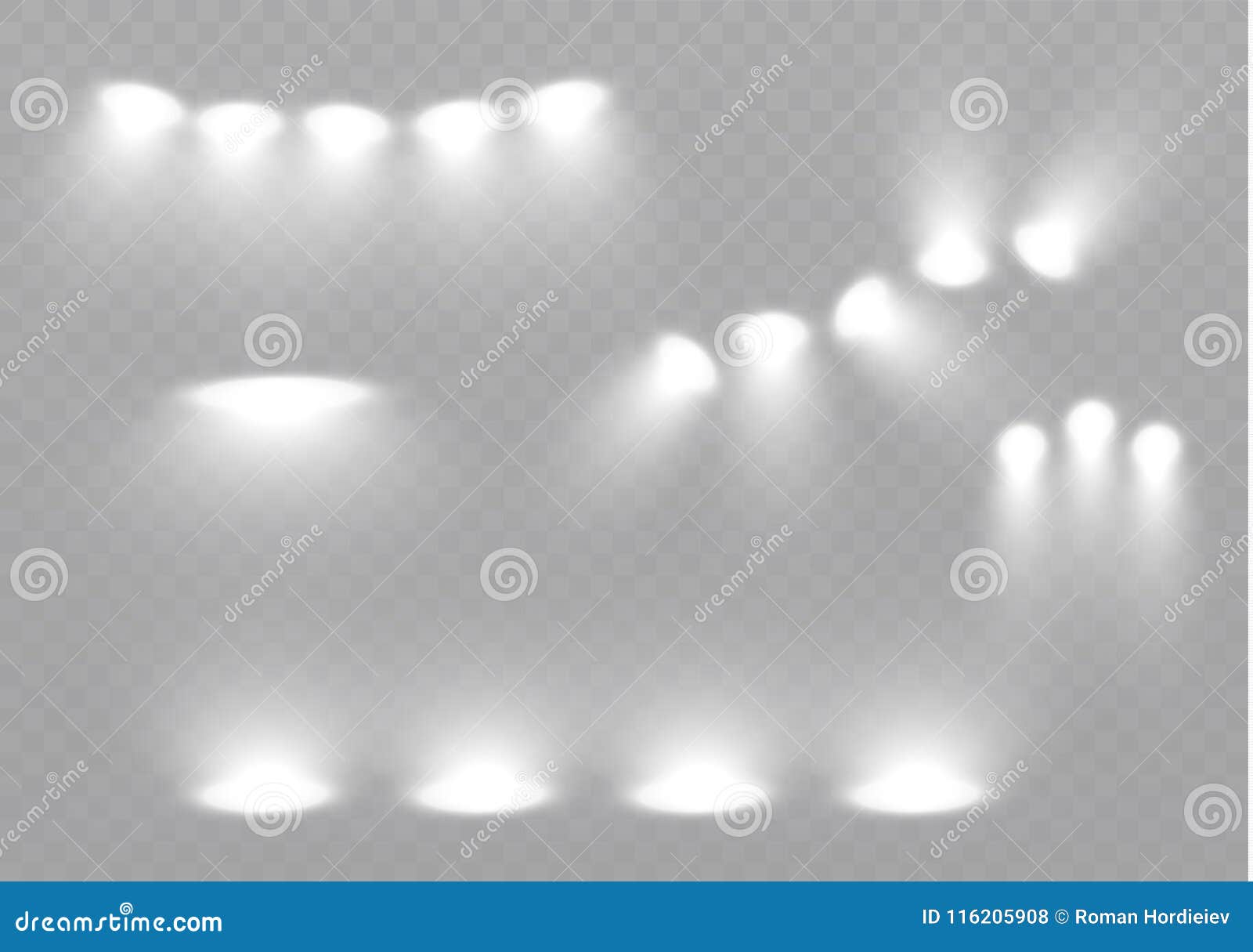 The Light Shines from the Lamp.Abstract Special Effect Element Design ...