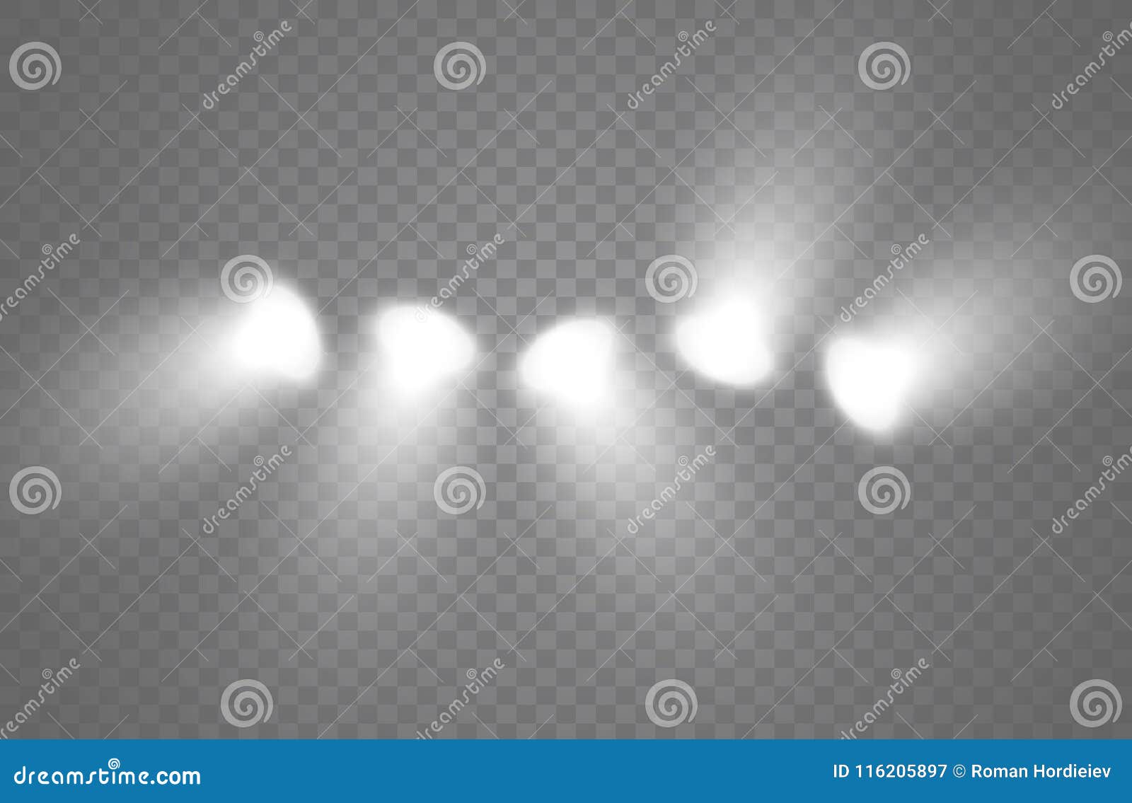 The Light Shines from the Lamp.Abstract Special Effect Element Design ...