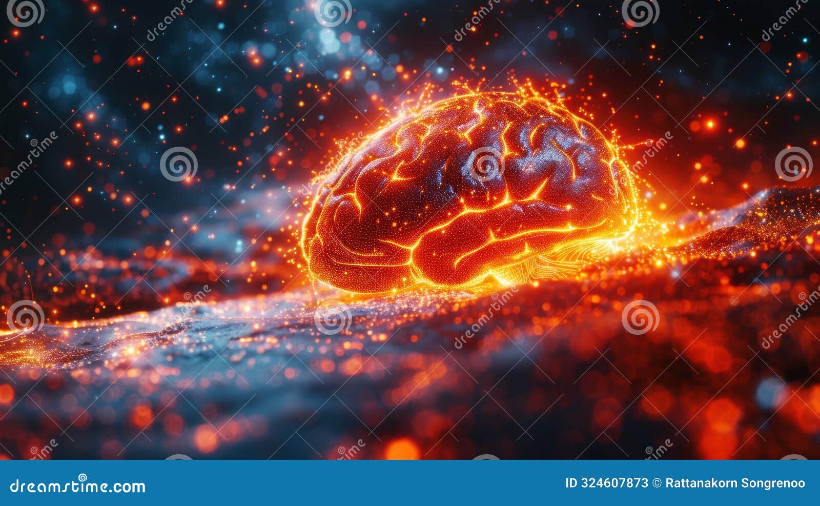 Light Shines and Sparkling on Brain. the Light of Artificial ...