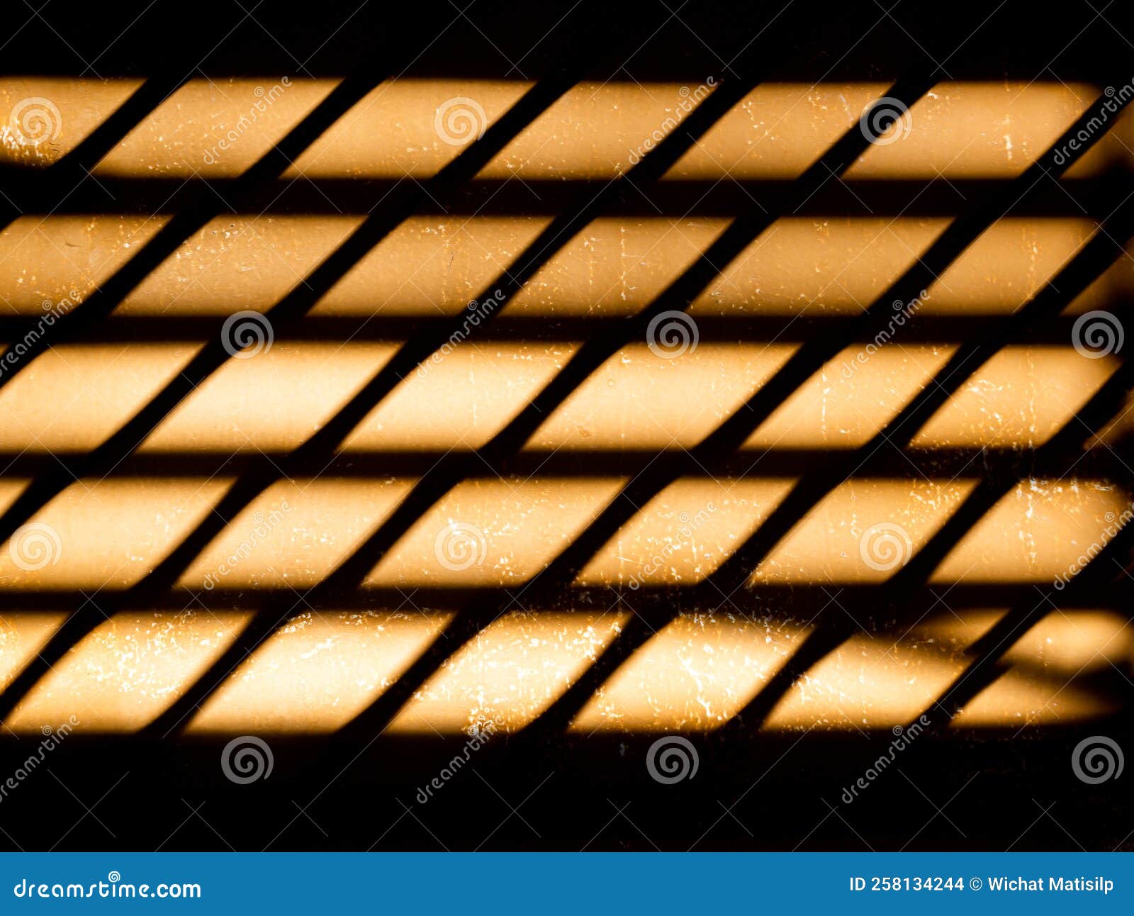 Light Shines through the Window, Creating an Oblique Shadow Pattern ...