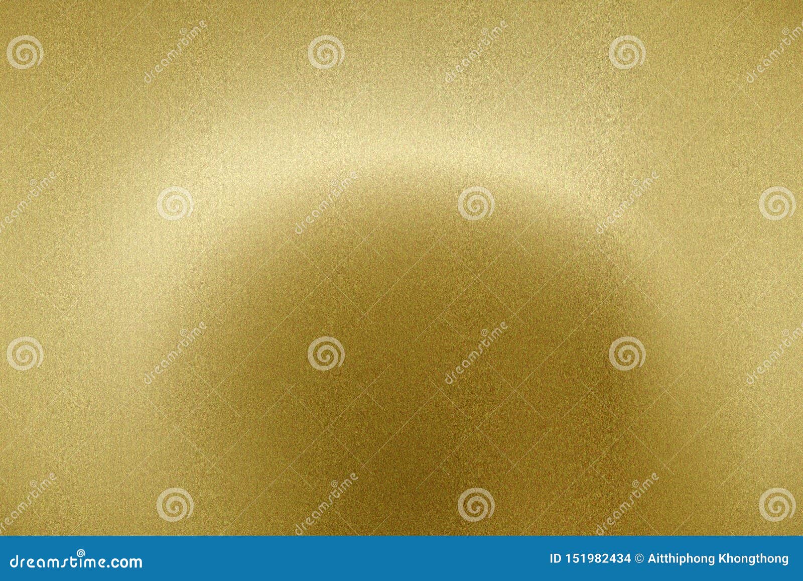 Light Shining on Brushed Gold Metal Panel, Abstract Texture Background ...