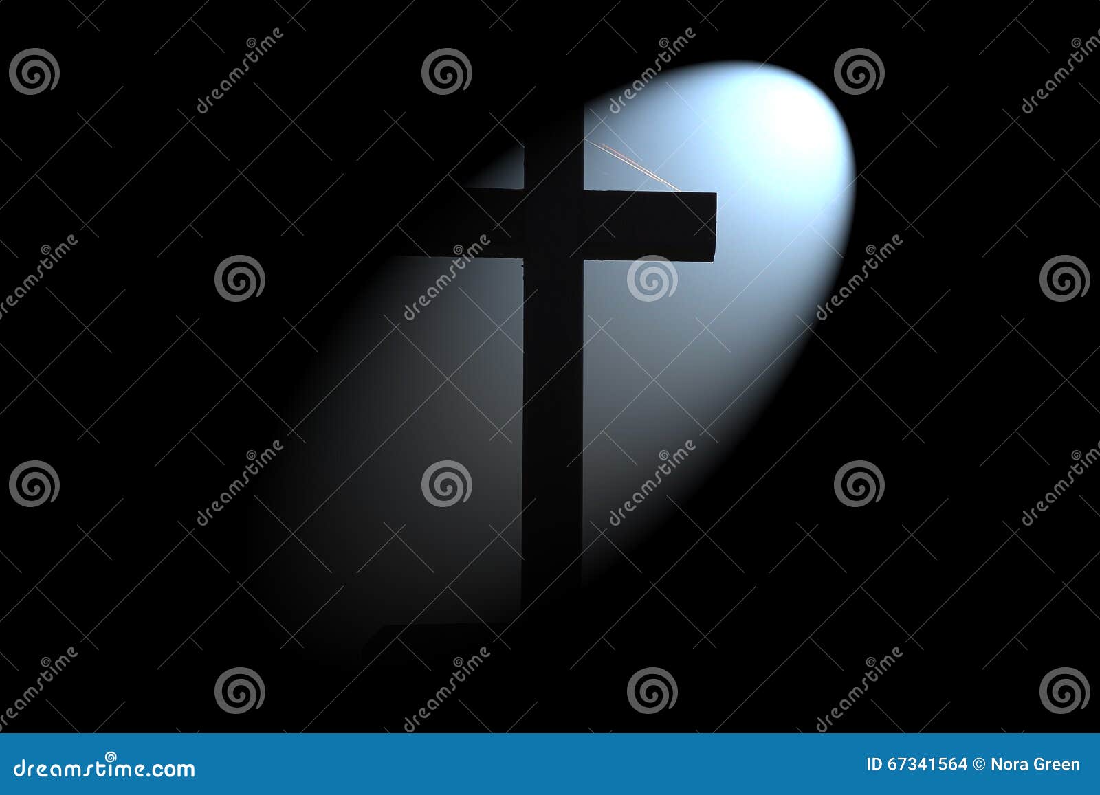 Light Shining on Cross stock photo. Image of indirect - 67341564